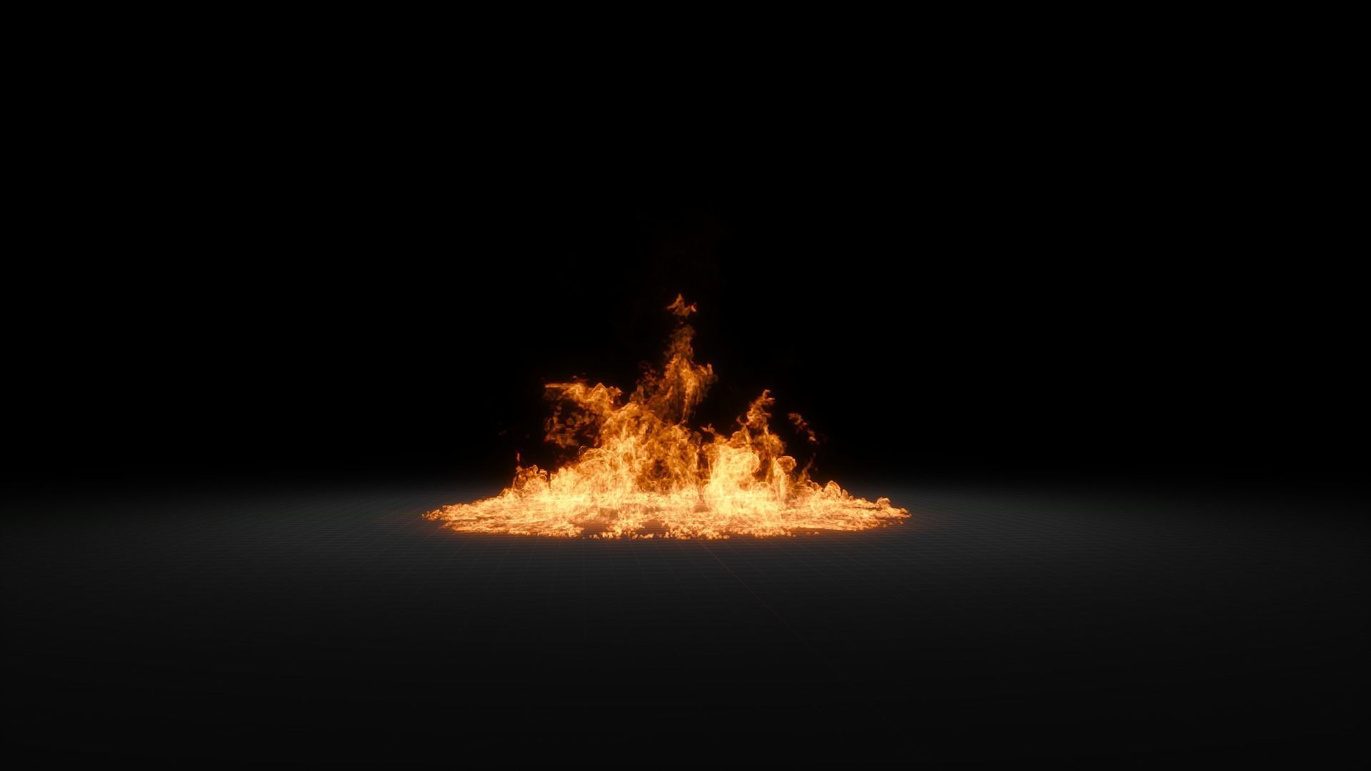 Big 3D Ground Fire Animation 3D model animated | CGTrader