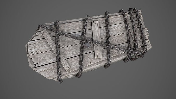 Old Coffin Drawing