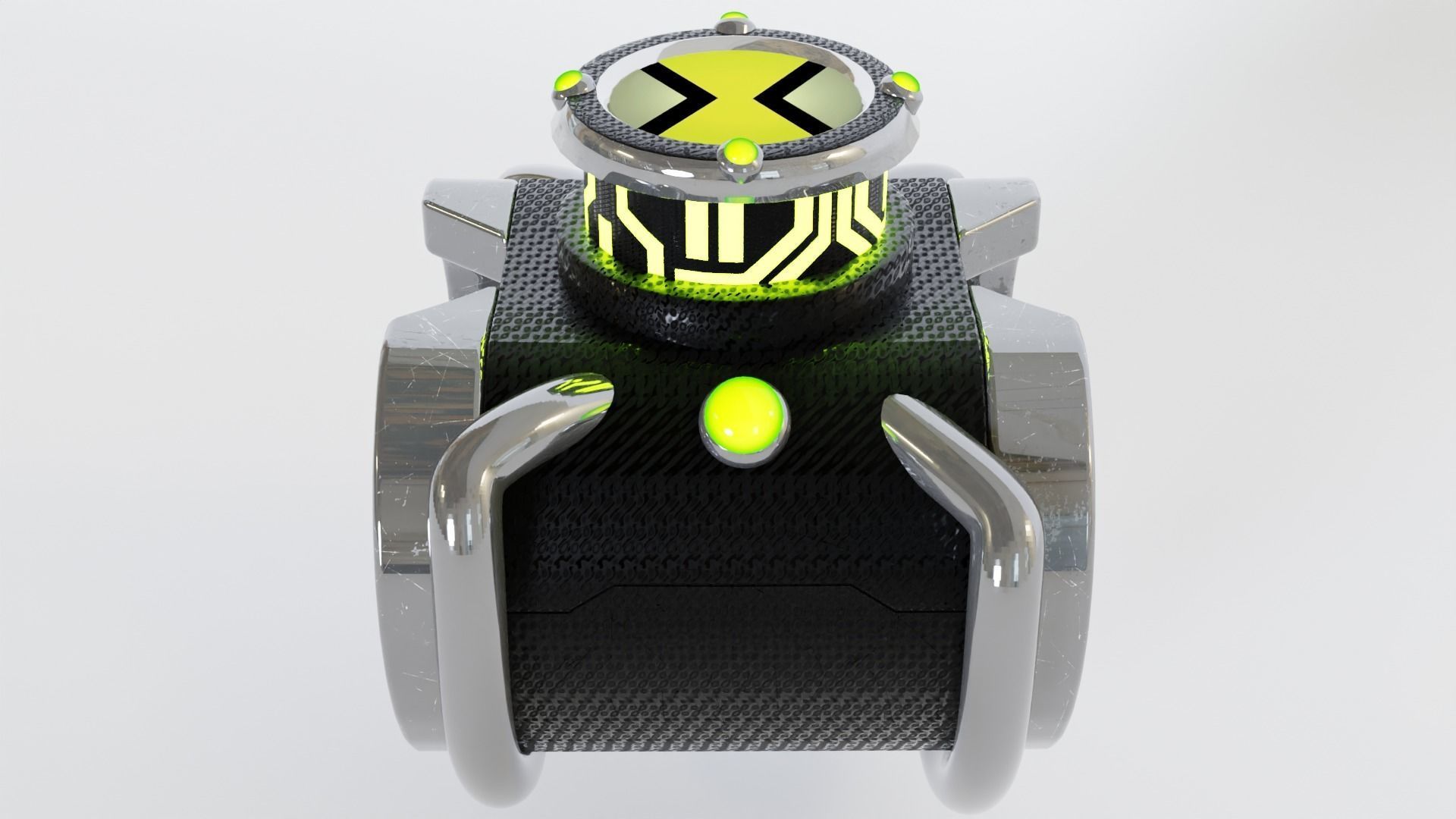 Ben 10 Omnitrix Watch Animated 3D model animated | CGTrader