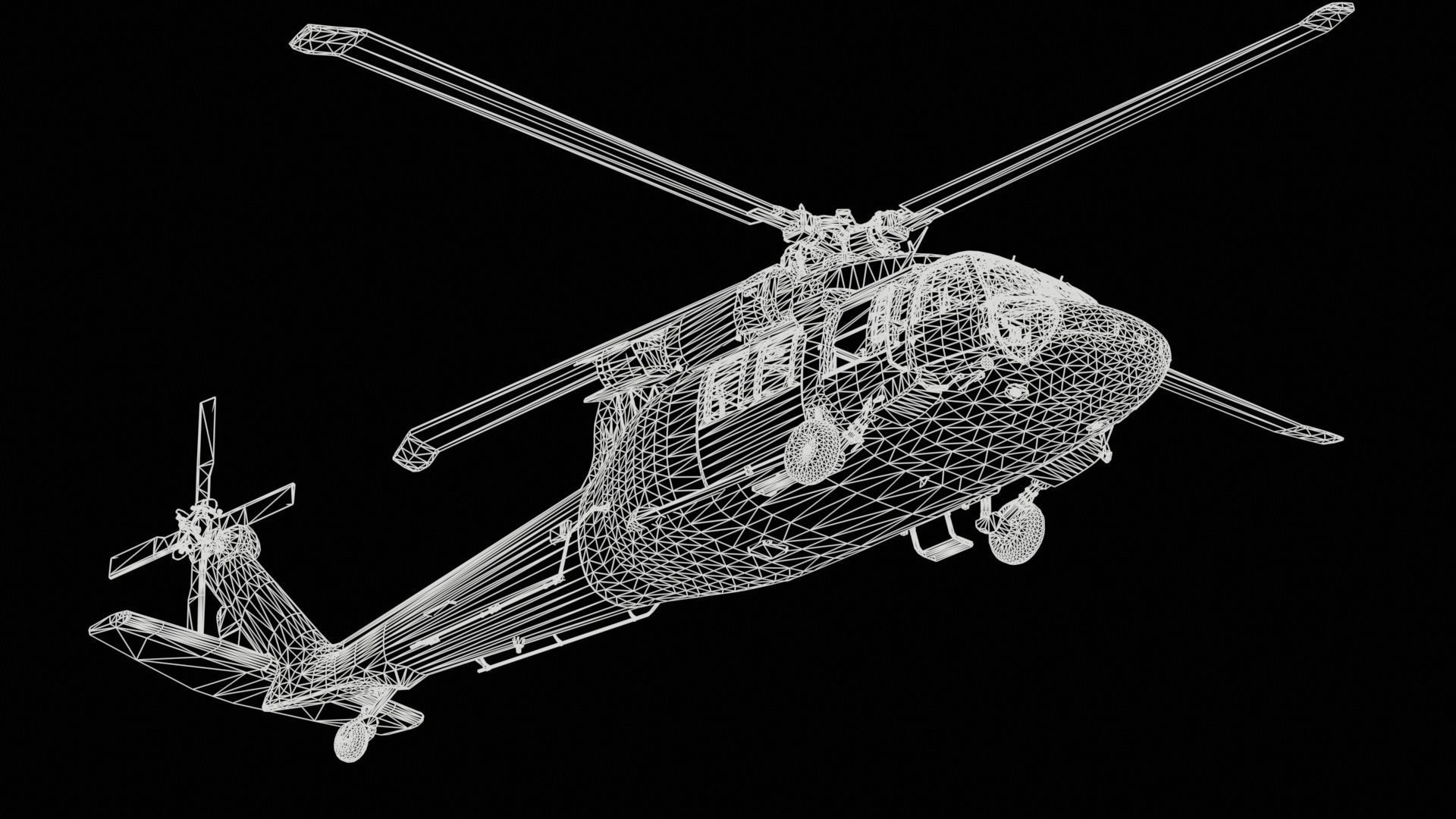 Sikorsky UH-60 Black Hawk 3D model | CGTrader