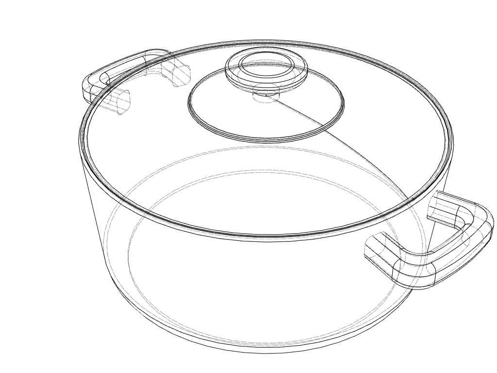 3D model cooking pot 3d model VR / AR / low-poly | CGTrader