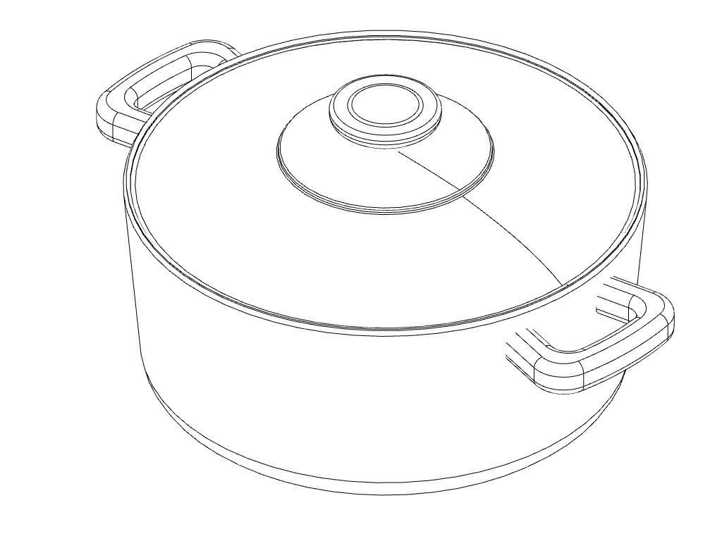 3D model cooking pot 3d model VR / AR / low-poly | CGTrader