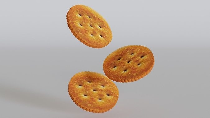 Ritz Cracker 3D model | CGTrader