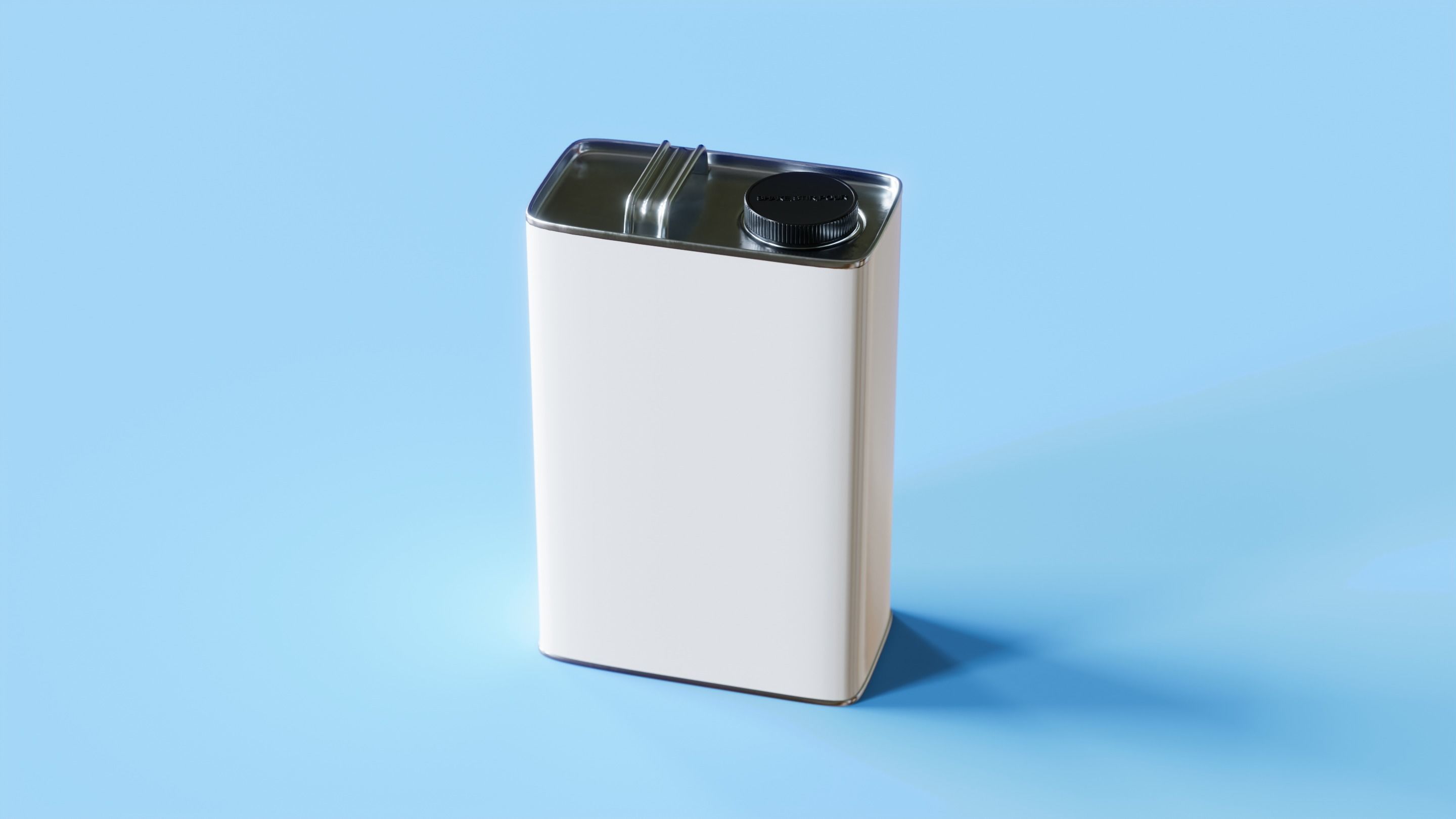 Paint Can 1 Gallon F-Style Oblong 3D Model 3D model | CGTrader