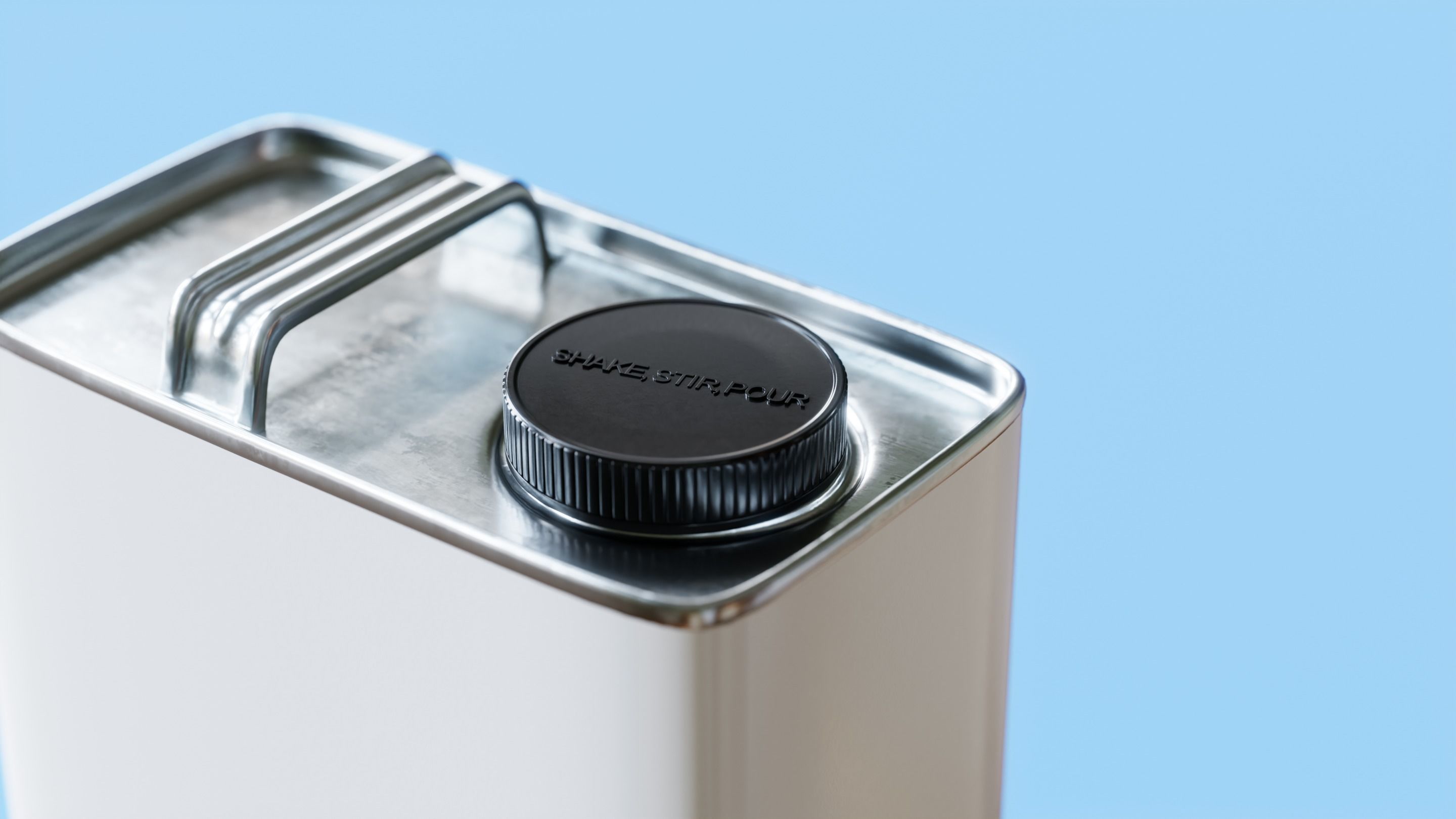 Paint Can 1 Gallon F-Style Oblong 3D Model 3D model | CGTrader