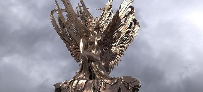 Earth Throne Queen 1 sculpture 3D model | CGTrader