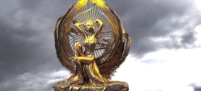 Earth Throne Queen Solar Sun 3D model | CGTrader