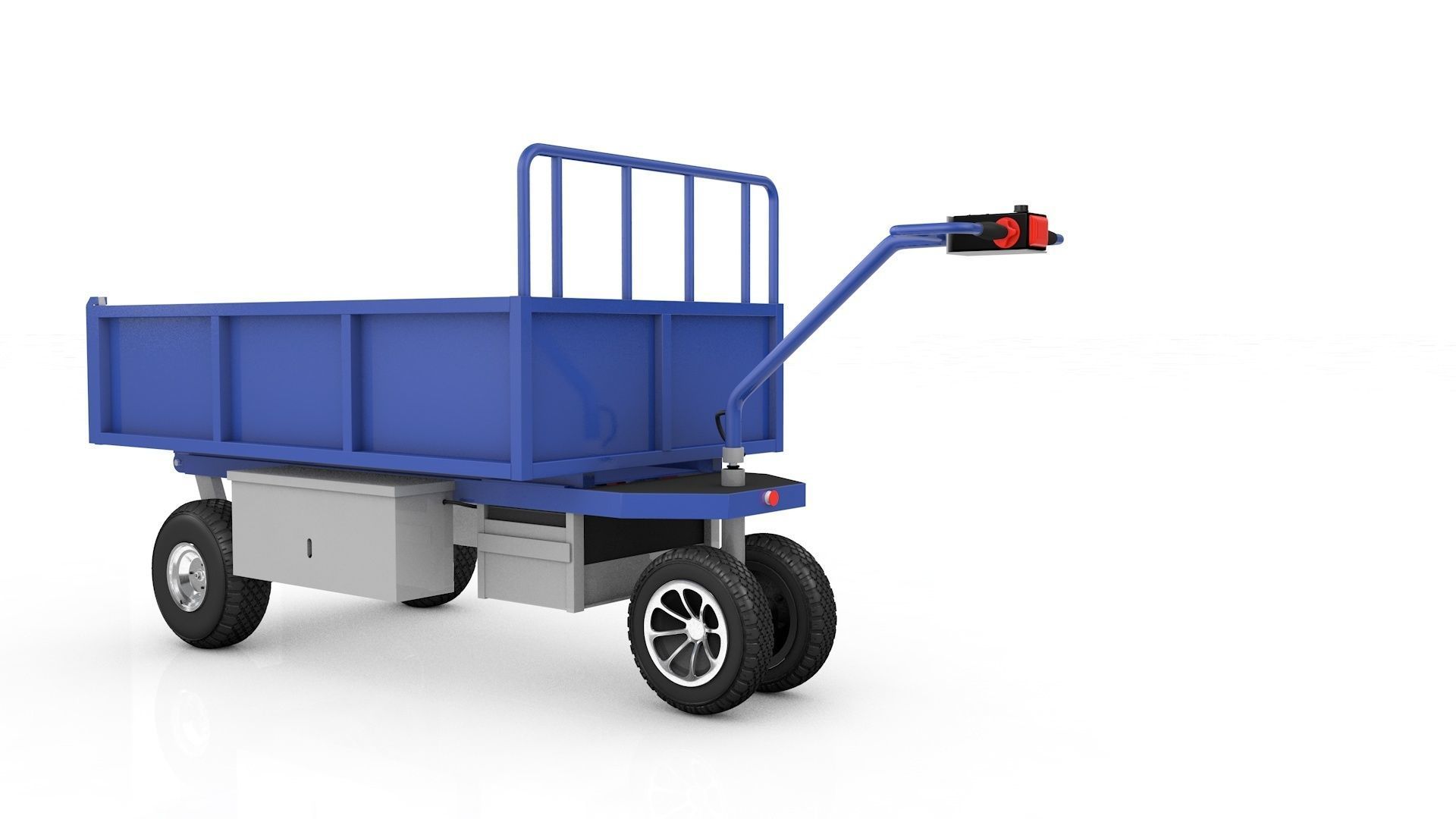 Transport Trolley General 3D model animated rigged | CGTrader