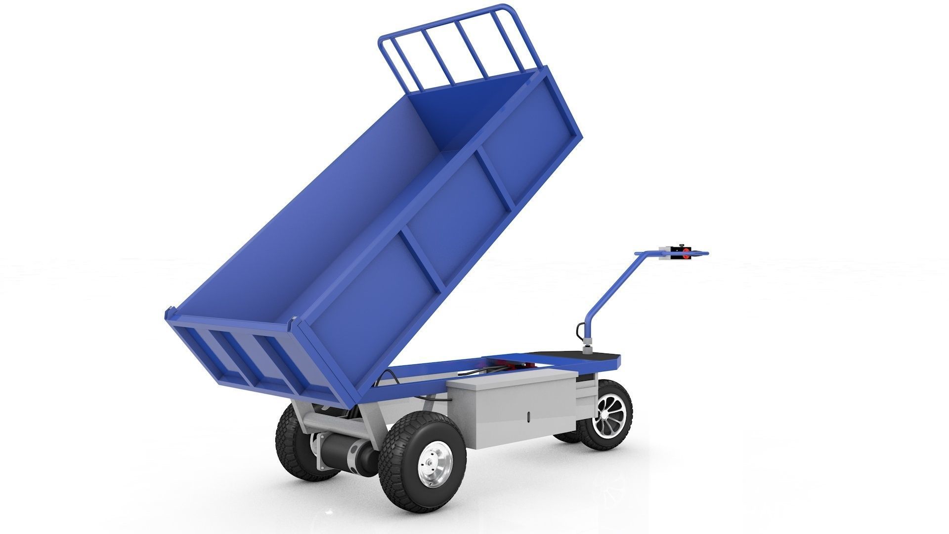 Transport Trolley General 3D model animated rigged | CGTrader