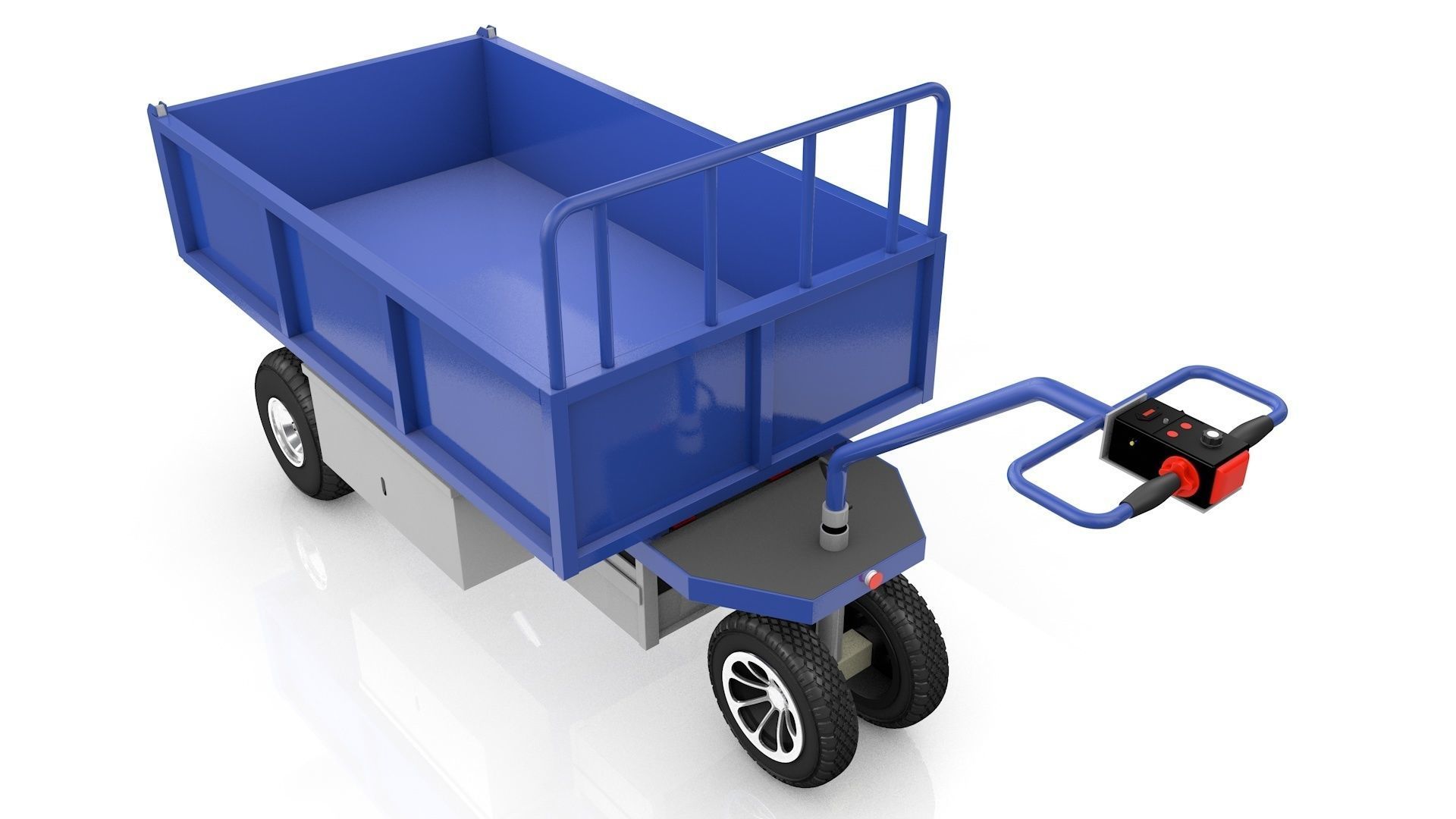 Transport Trolley General 3D model animated rigged | CGTrader