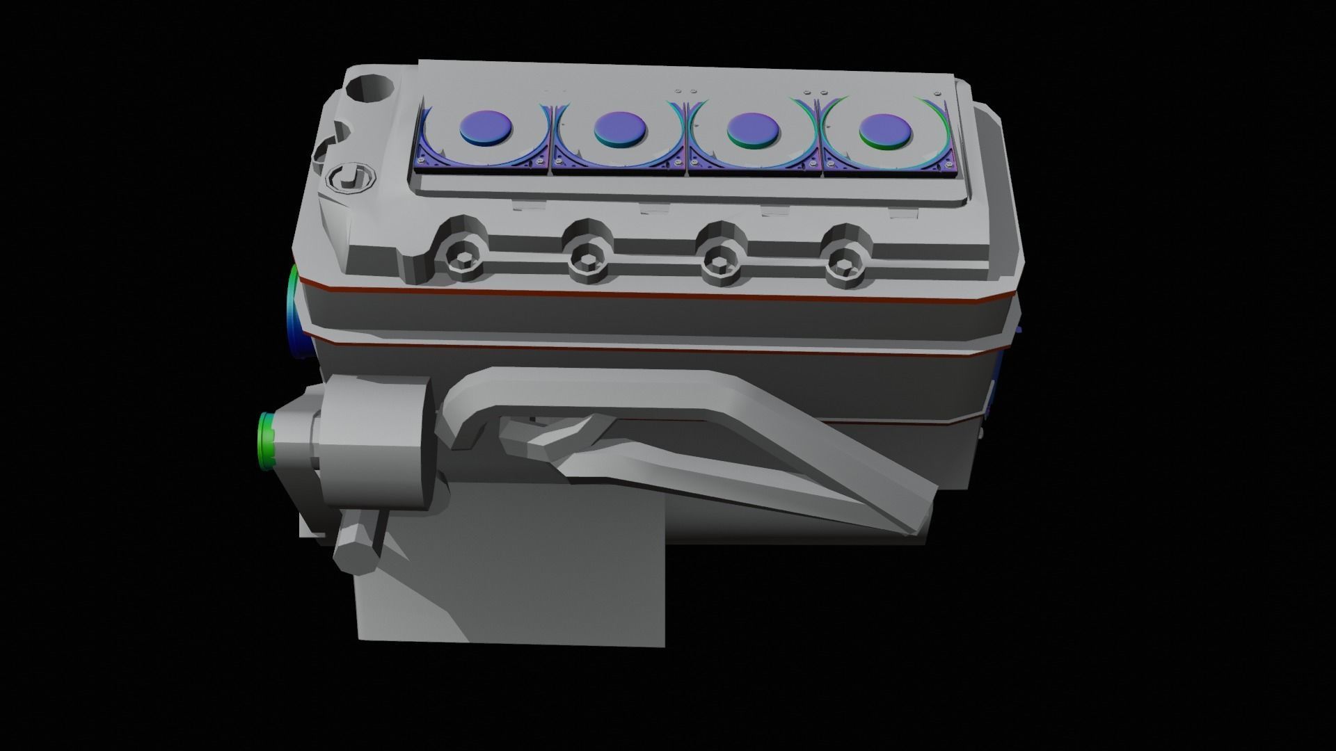 gaming setup free VR / AR / low-poly 3D model animated | CGTrader