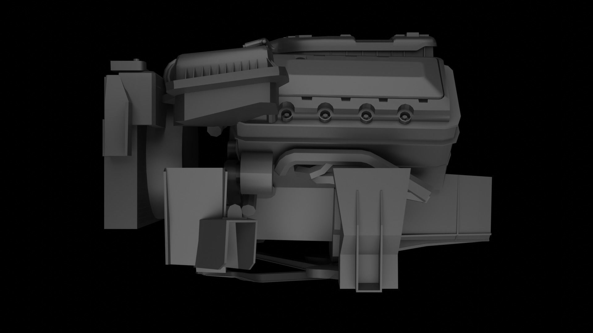 gaming setup free VR / AR / low-poly 3D model animated | CGTrader