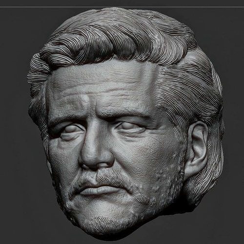 Pedro Pascal The Last of Us Head Sculpt 3D Model 3D model 3D printable ...