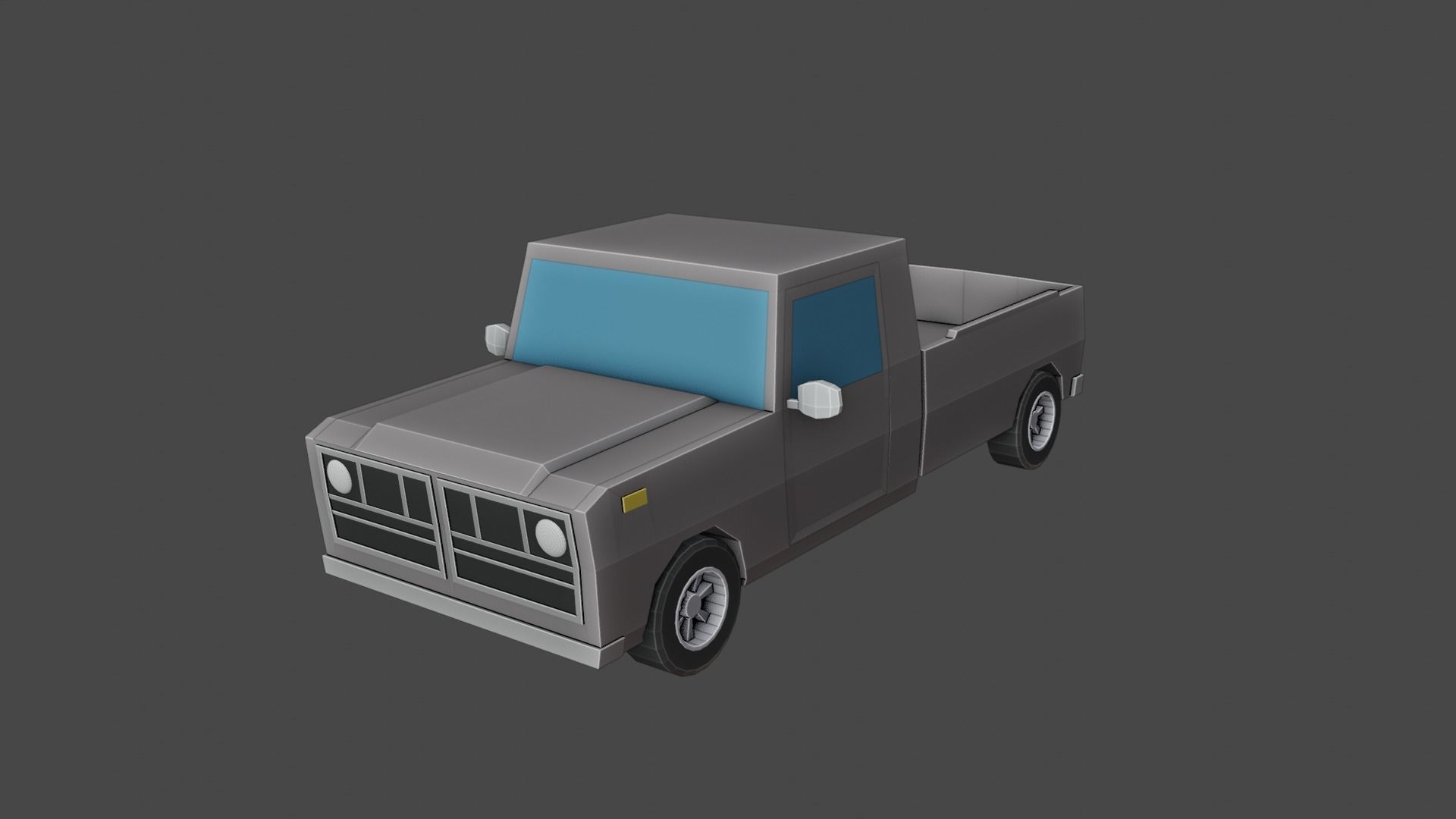 3D model Low Poly Offroad truck VR / AR / low-poly | CGTrader