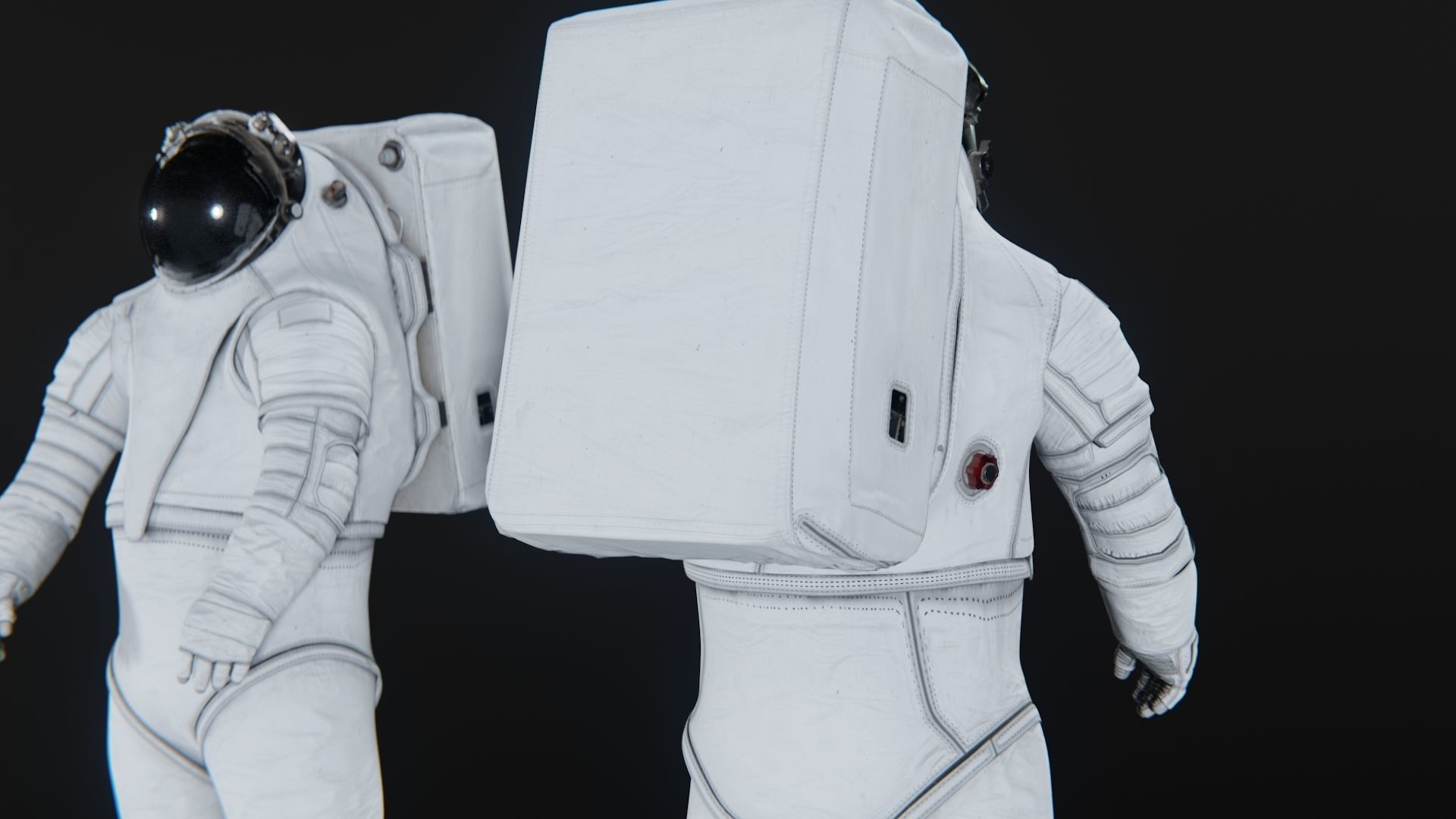 NASA Axiom AxEMU Spacesuit White 3D model | CGTrader
