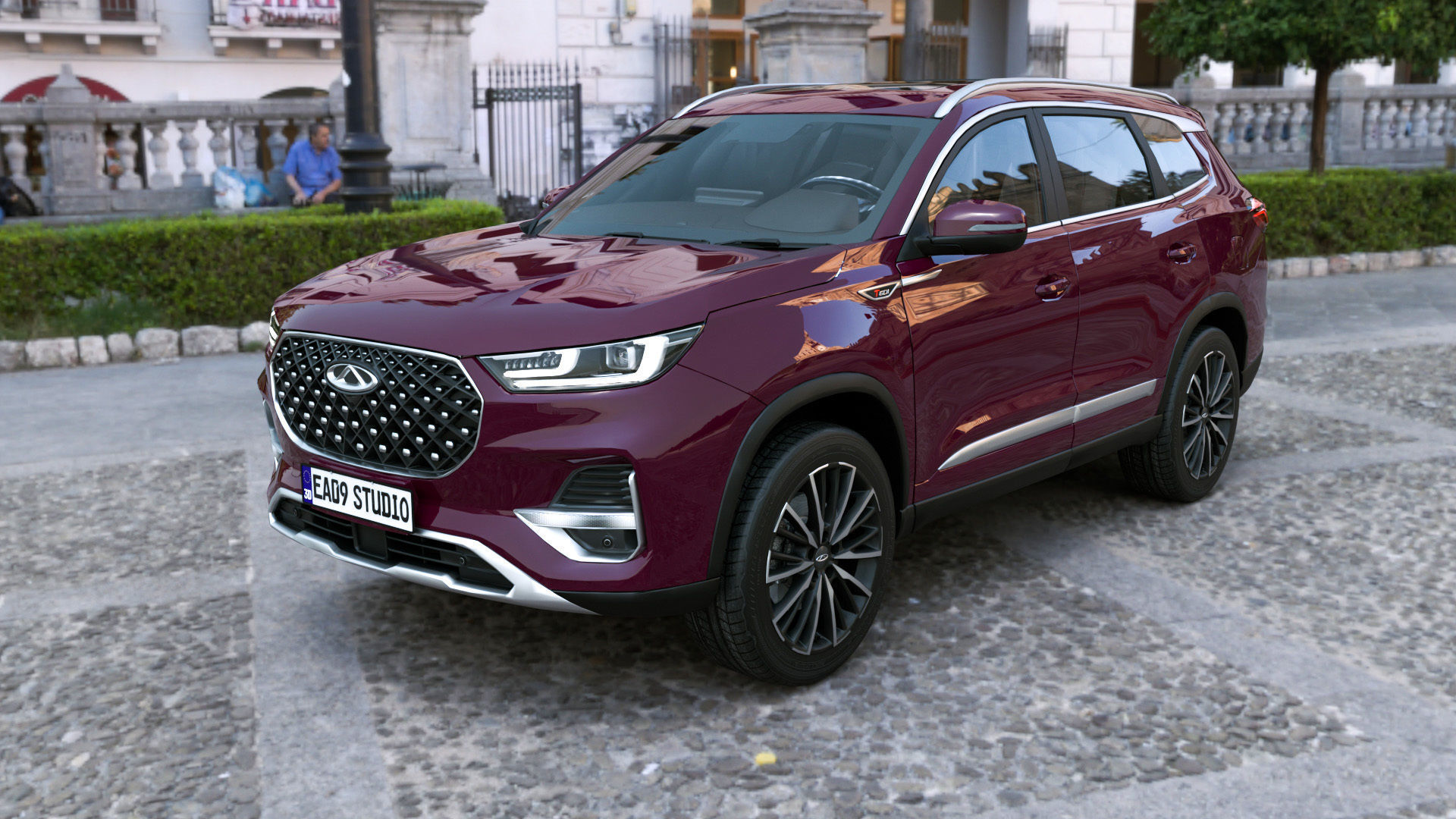 Chery Tiggo 8 Pro 2023 3D model | CGTrader