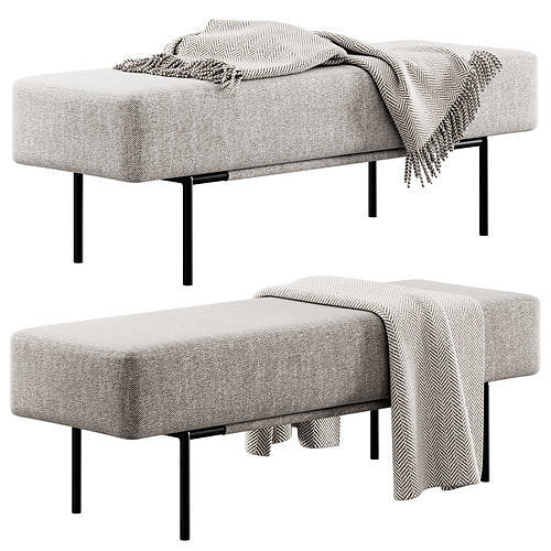 Bench by Bouclair 3D model | CGTrader