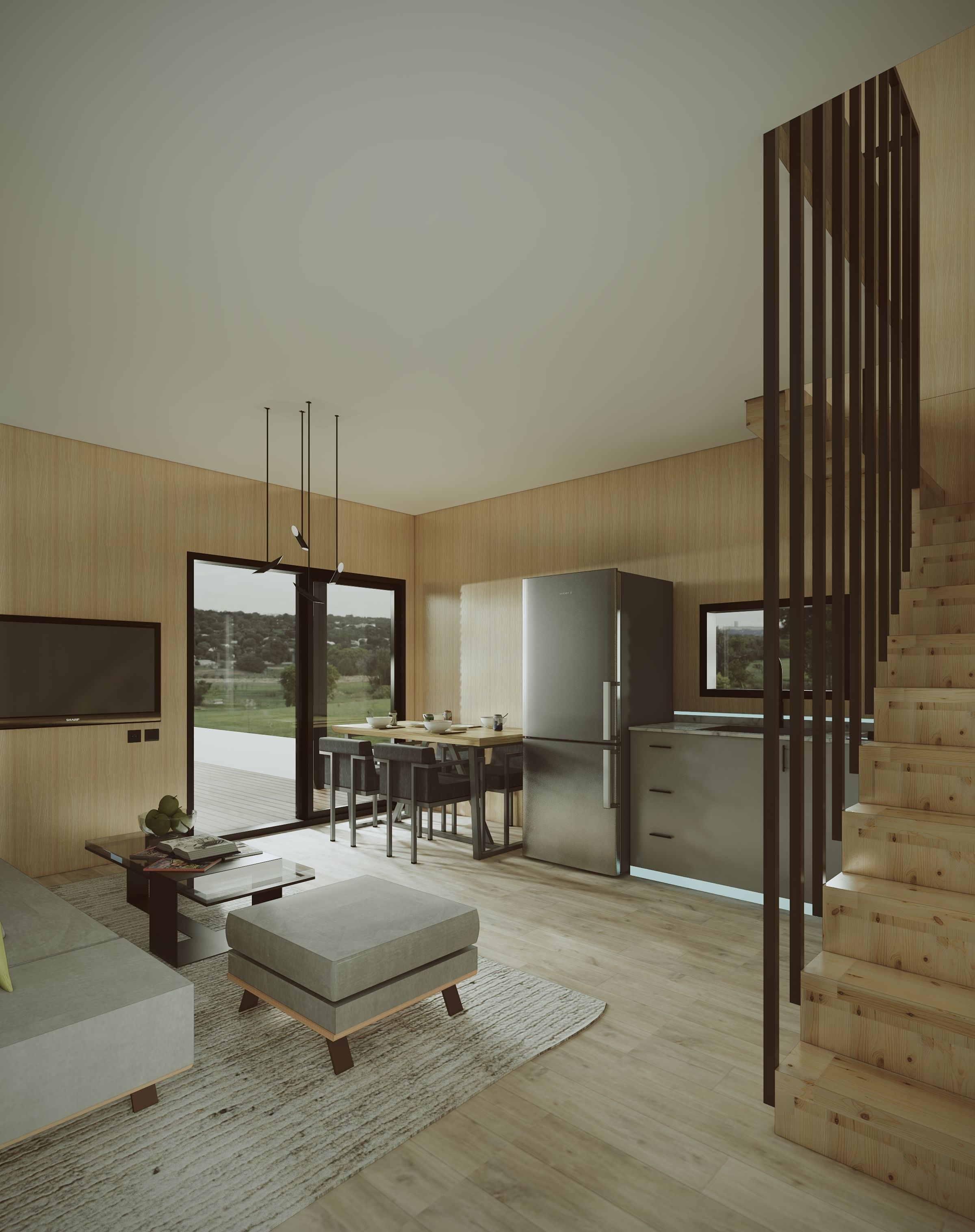 sketchup enscape model render scenes 3D model | CGTrader