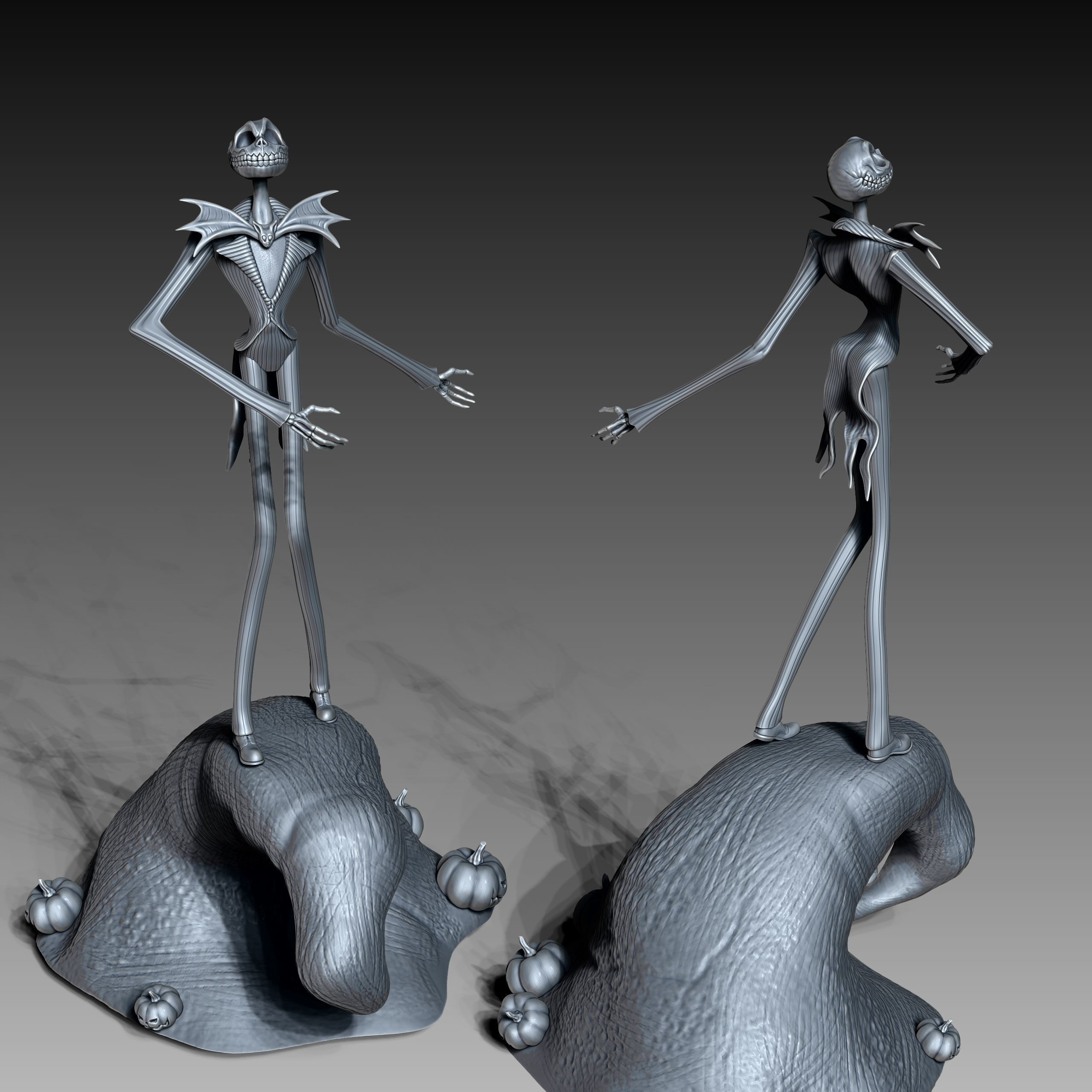 Jack Skellington for 3D printing 3D model 3D printable | CGTrader