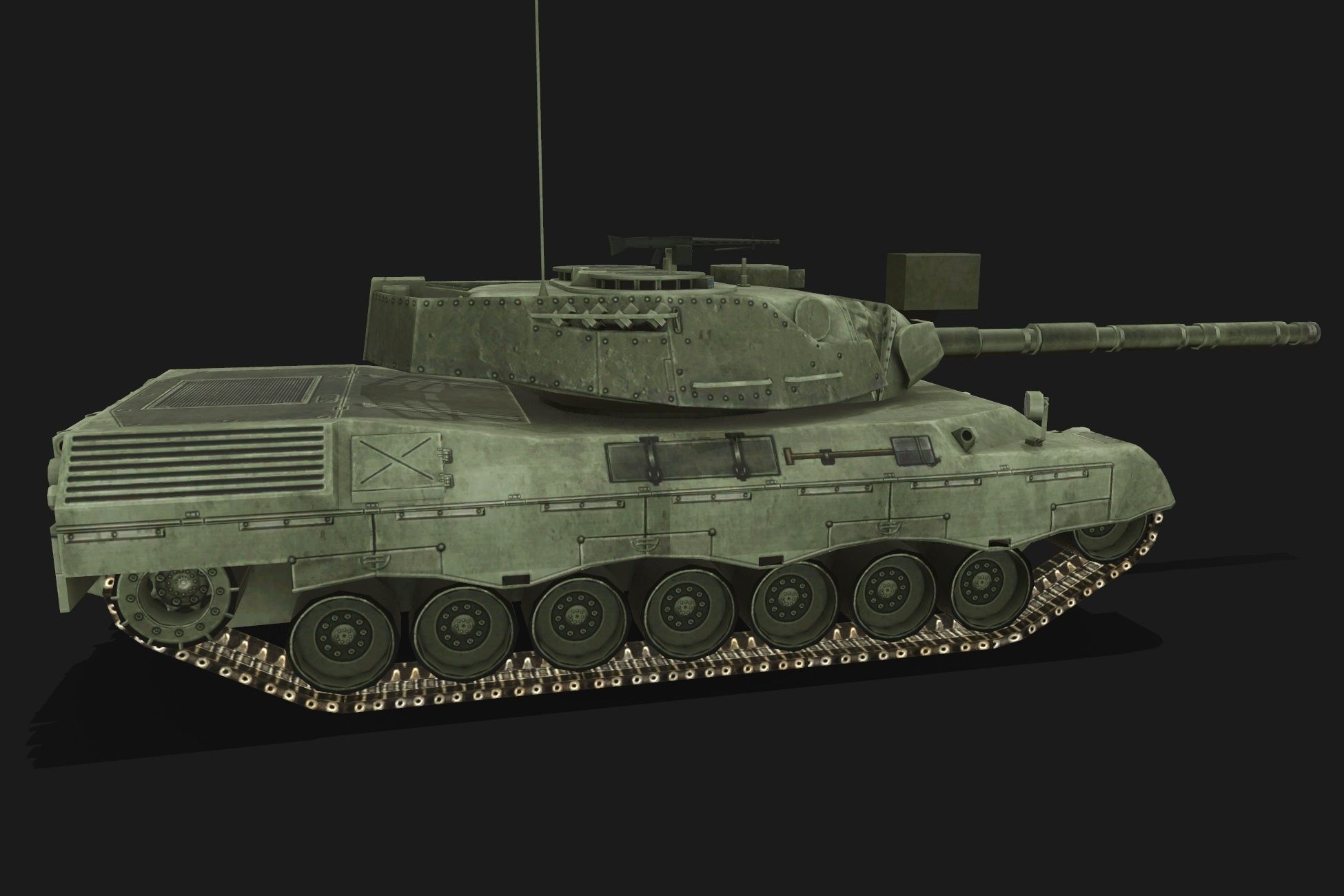 3D model Tank Leopard VR / AR / low-poly | CGTrader