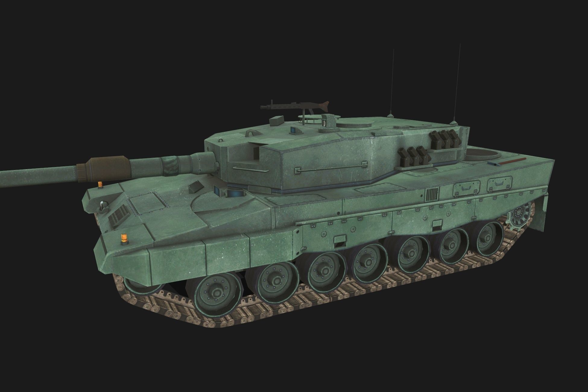 3D model Tank Leopard 1 VR / AR / low-poly | CGTrader