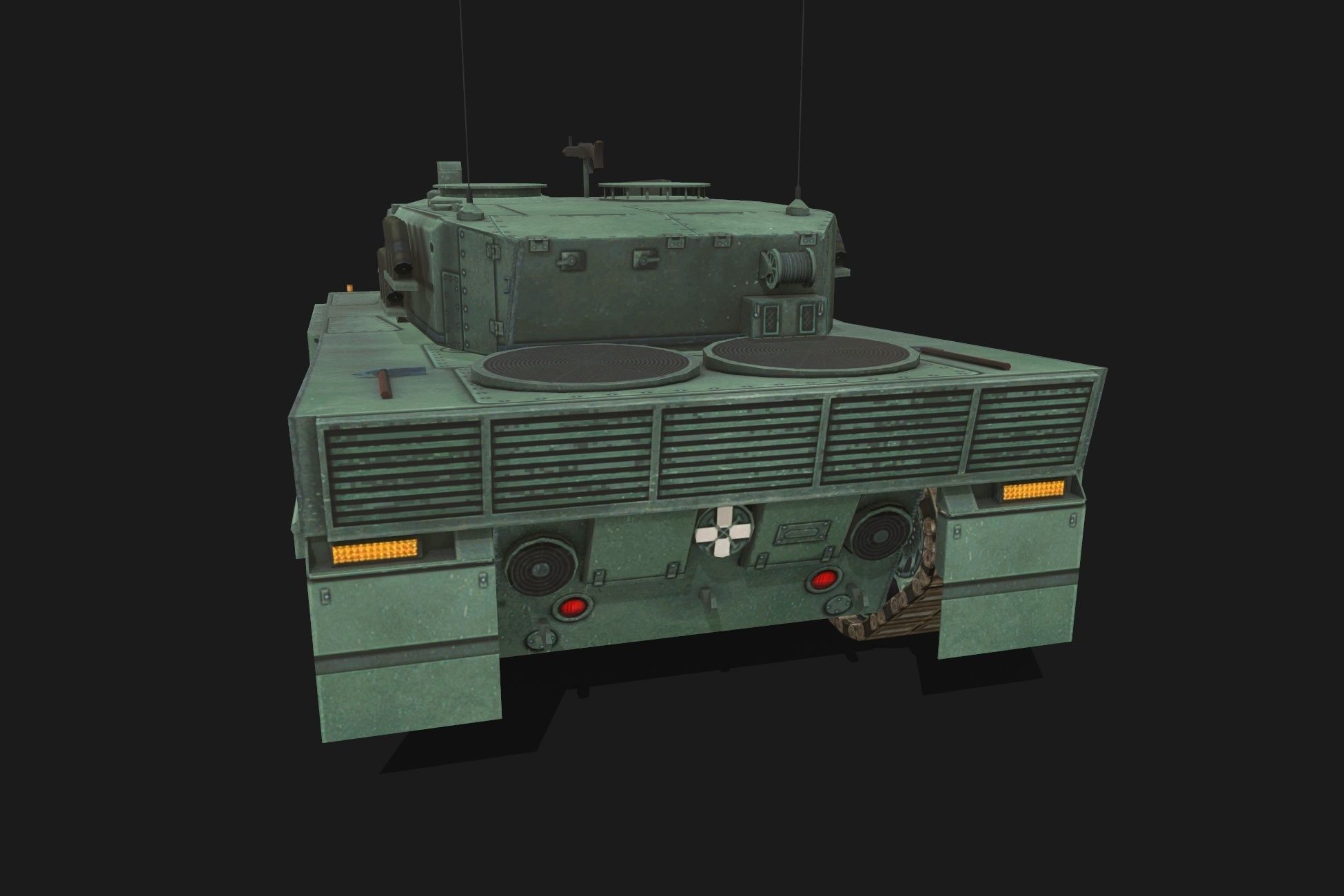 3D model Tank Leopard 1 VR / AR / low-poly | CGTrader