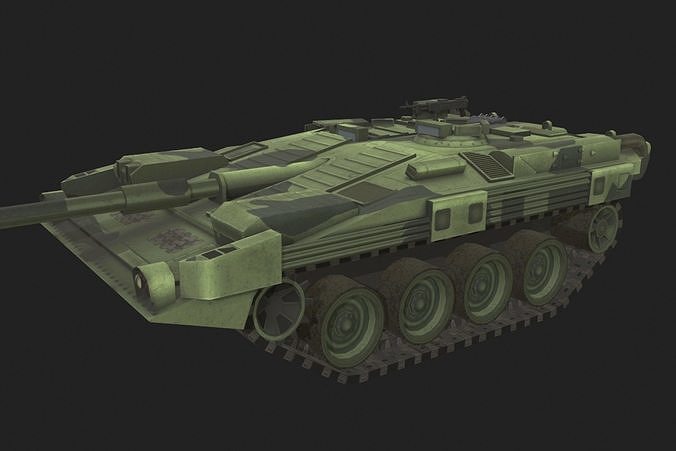 3D model Tank Strf 90 VR / AR / low-poly | CGTrader