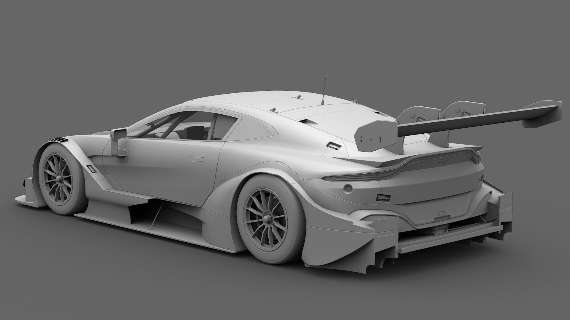 3D model Aston Martin AMR Vantange DTM 2019 GT500 Exterior Interior VR / AR / low-poly | CGTrader