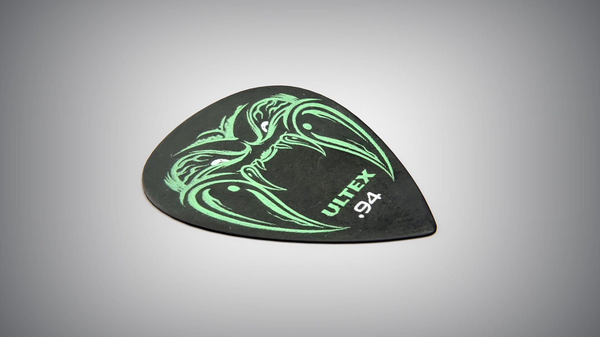 Dunlop Hetfields Black Fang Pick PBR free VR / AR / low-poly 3D model ...