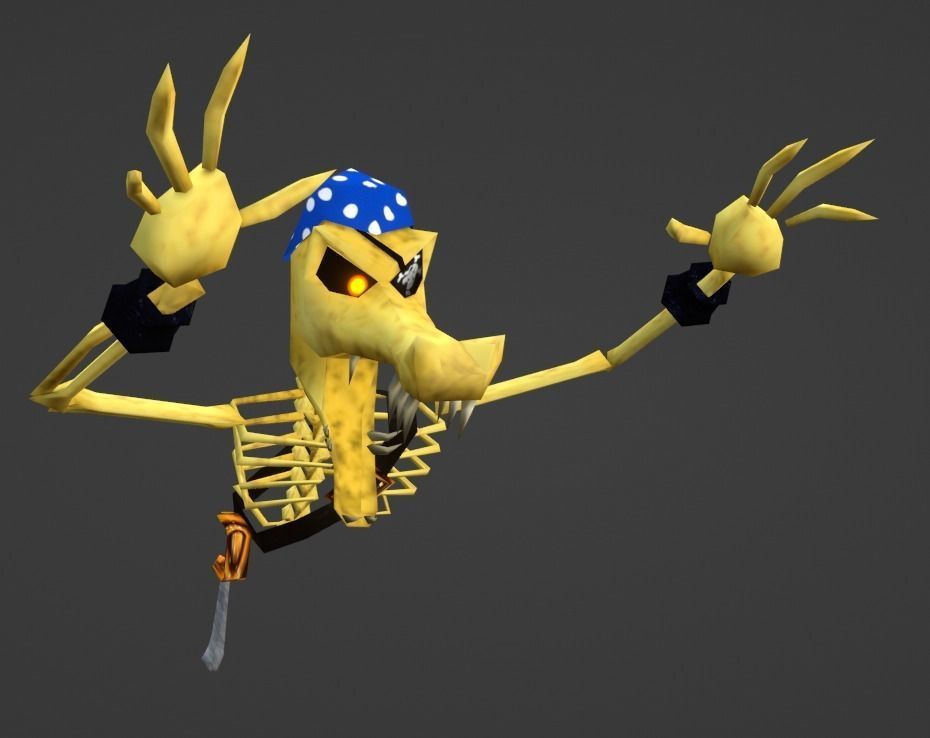 3D model Kackle from DKC2 - N64 version VR / AR / low-poly | CGTrader