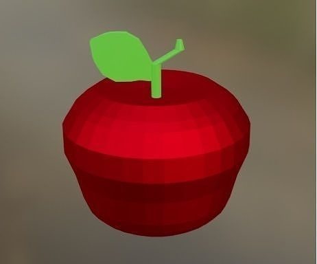 Apple Low Poly free VR / AR / low-poly 3D model | CGTrader