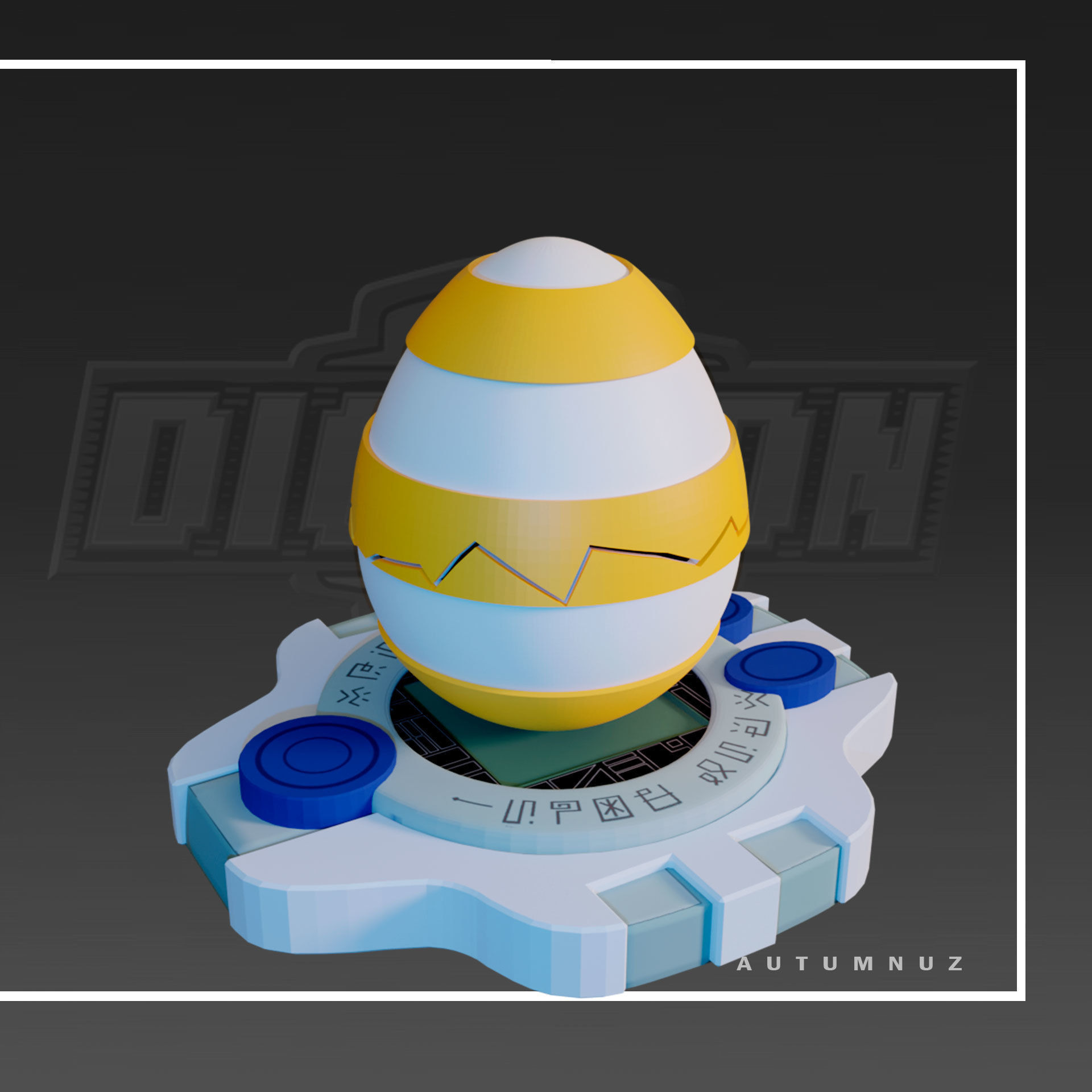 DIGIEGGS DIGIMON SET x8 3D model 3D printable | CGTrader