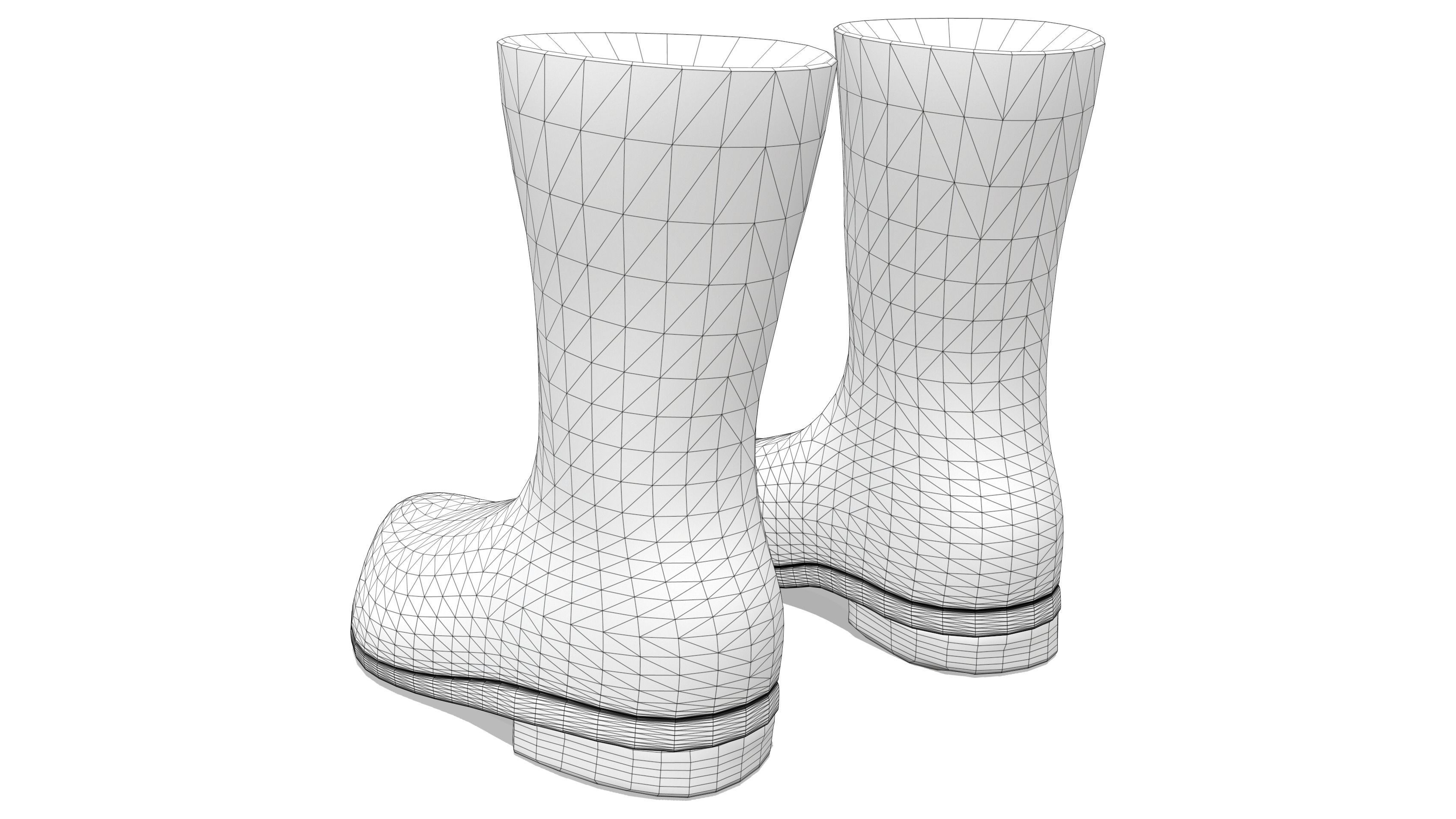 3D model Space Agent Boots VR / AR / low-poly | CGTrader