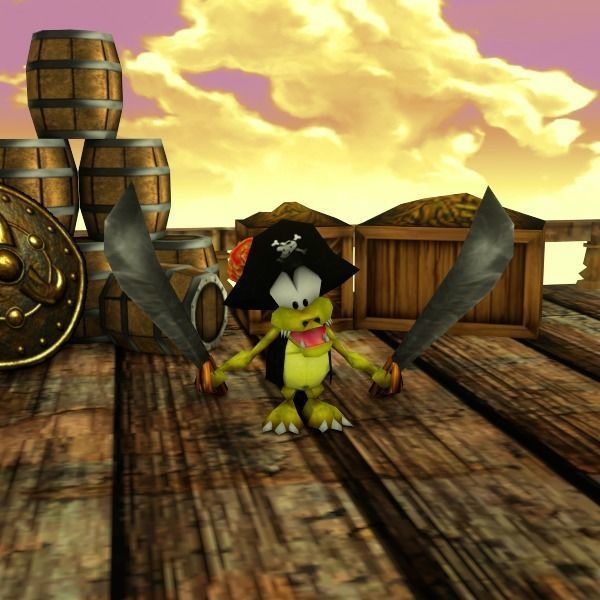 3D model Kutlass from DKC2 - N64 version VR / AR / low-poly | CGTrader