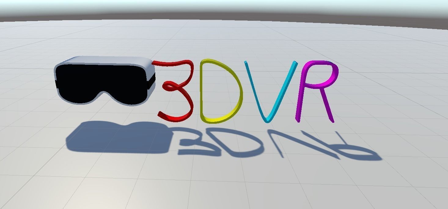 3dvr Logo 3D model | CGTrader