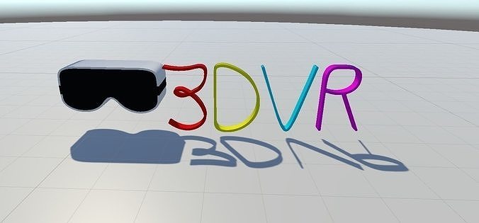 3dvr Logo 3D model | CGTrader