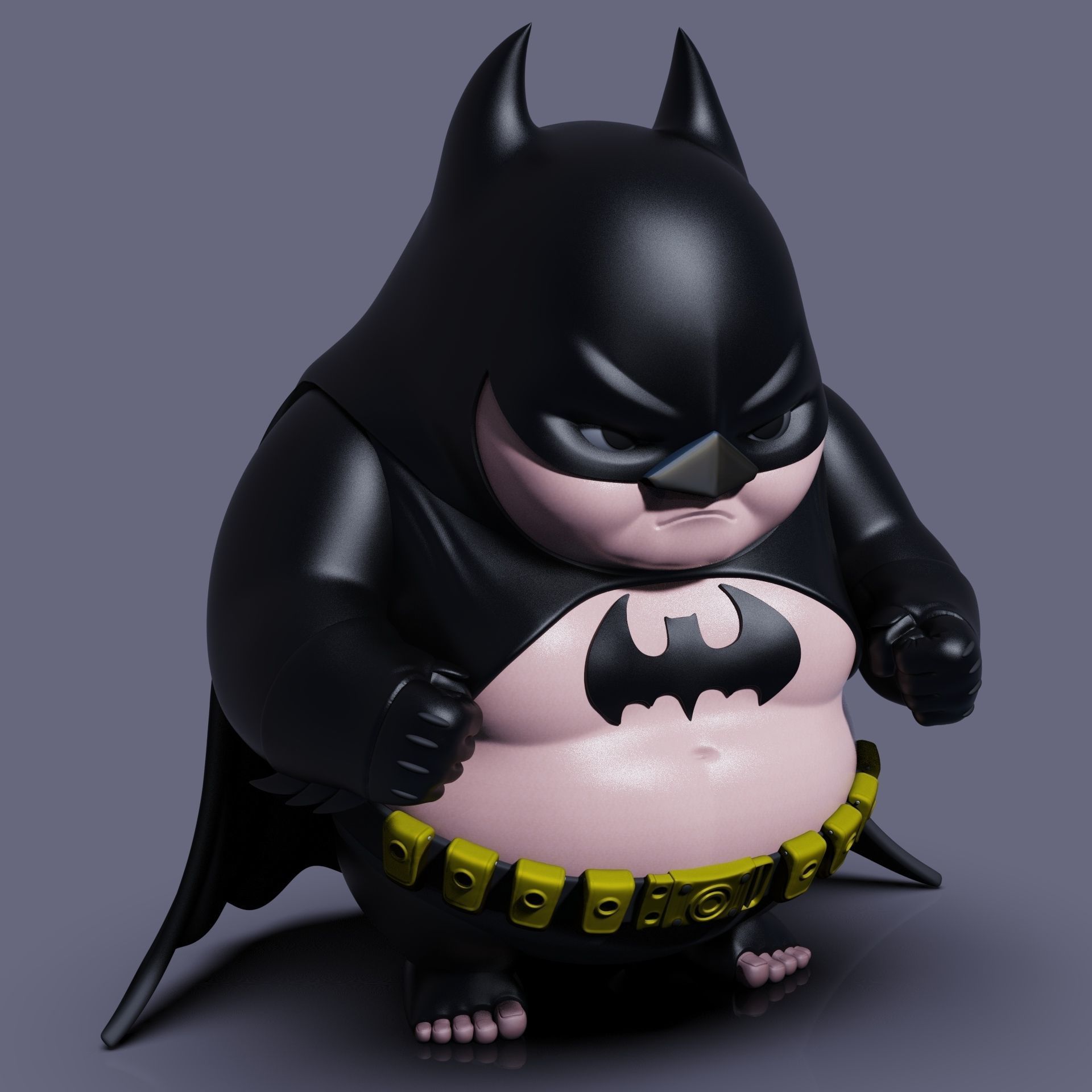Fat Batman 3D model 3D printable | CGTrader