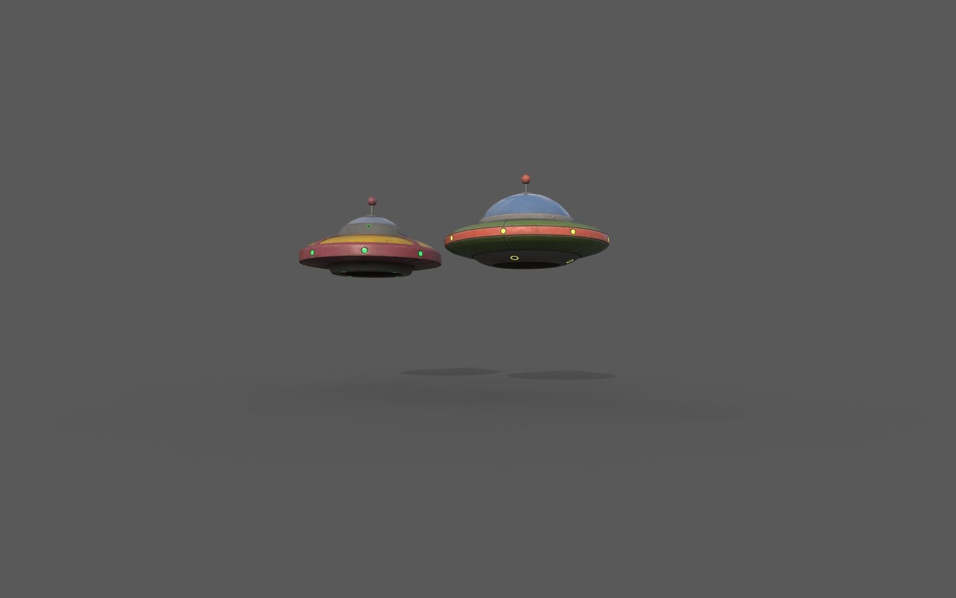 3D model Ufos Ships VR / AR / low-poly | CGTrader