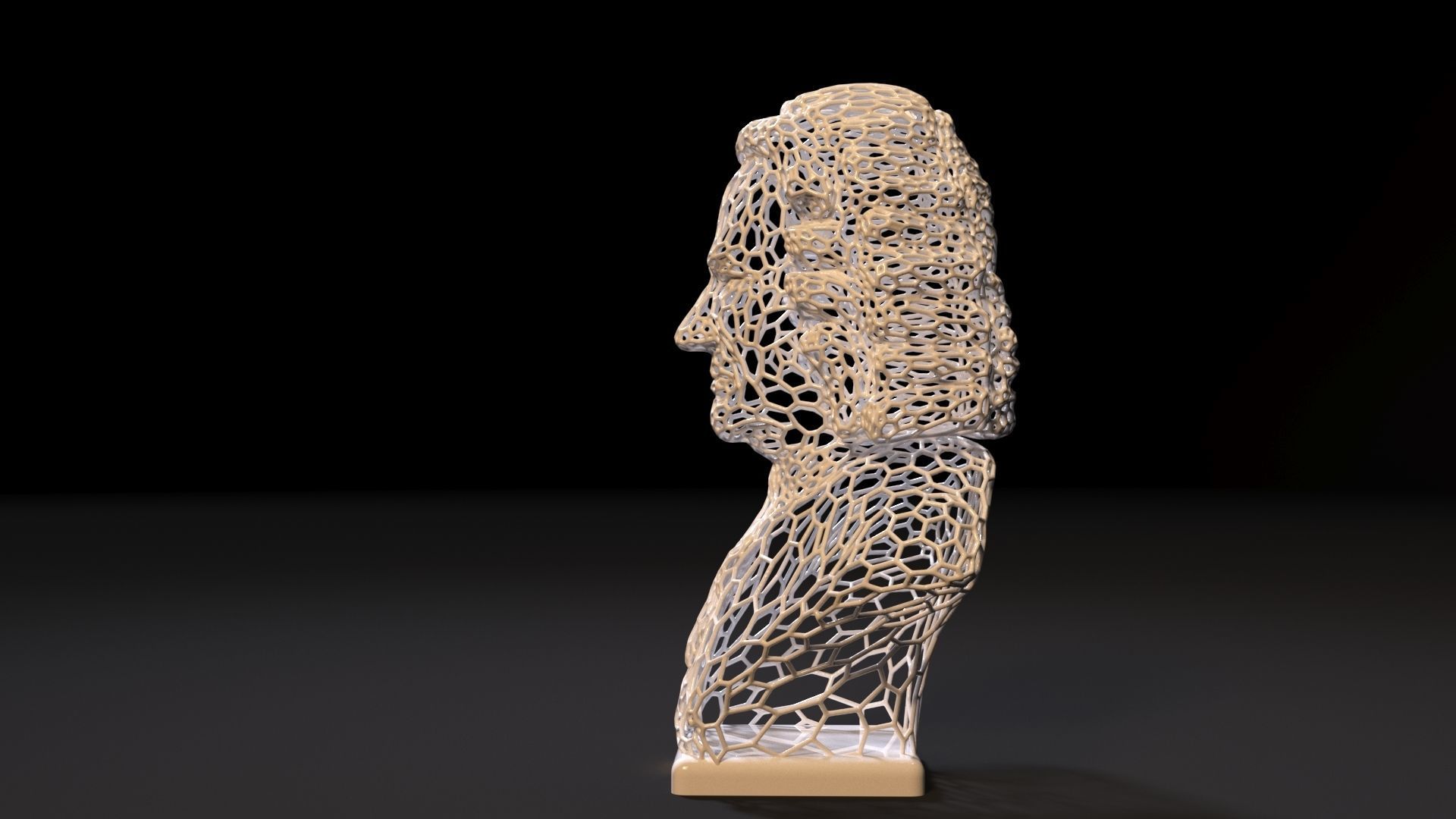 Johann Sebastian Bach 3D model 3D printable | CGTrader