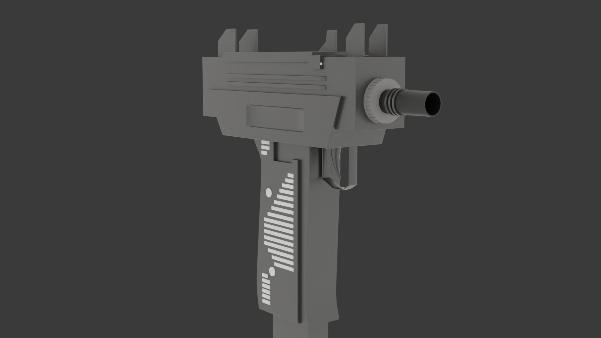 3D model UZI Low-poly 3D model VR / AR / low-poly | CGTrader