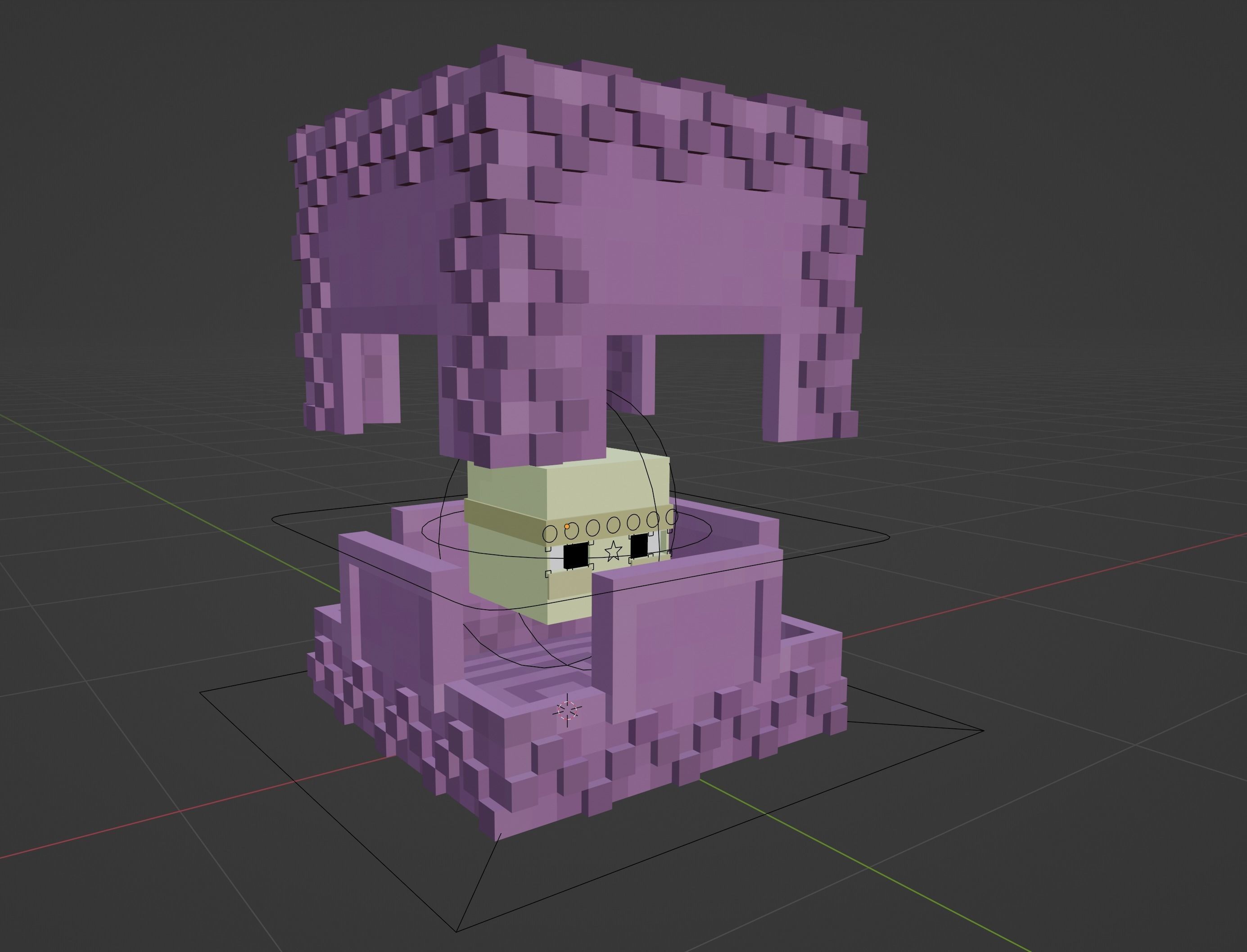 3D model Minecraft Shulker VR / AR / low-poly | CGTrader