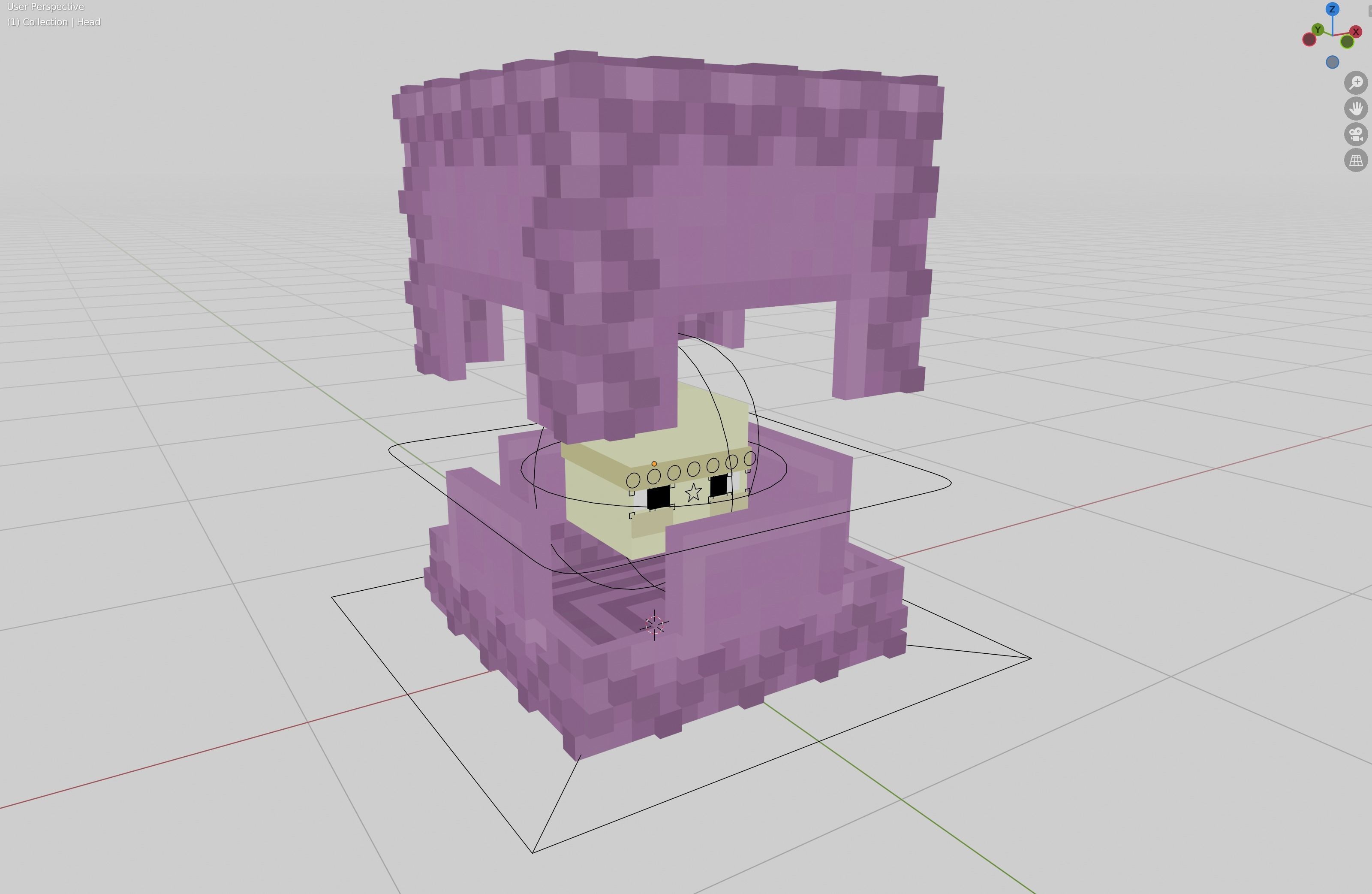 3D model Minecraft Shulker VR / AR / low-poly | CGTrader