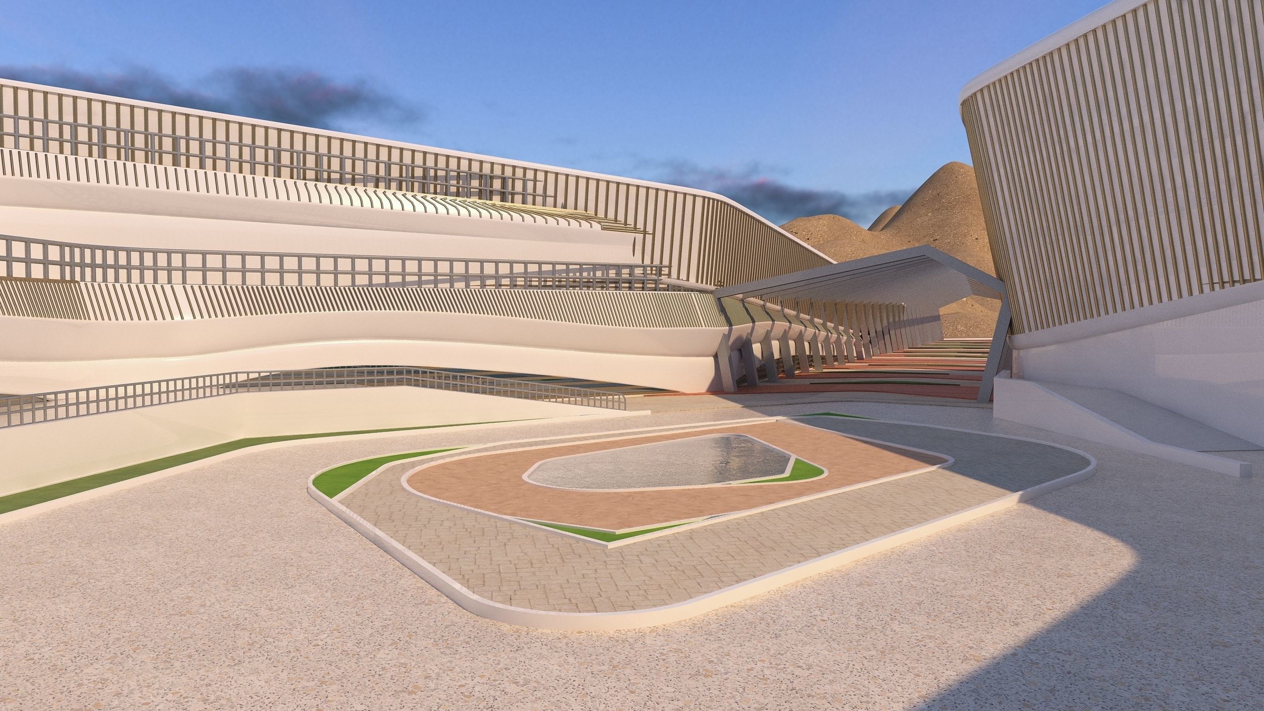 0176 - Geological Museum Architecture 3D Project - 2D Drawings 3D model ...