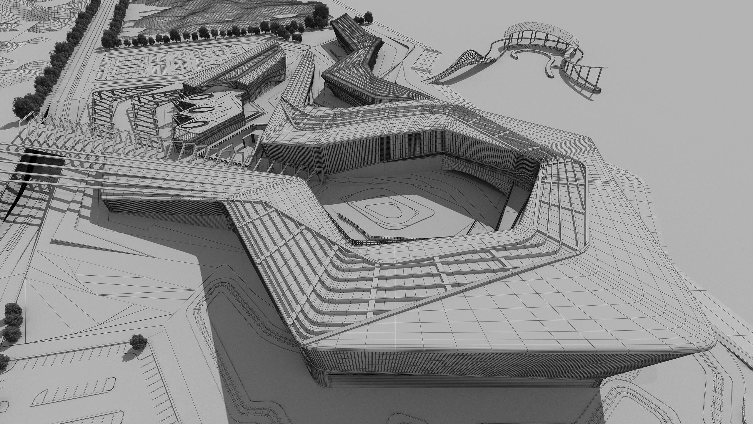 0176 - Geological Museum Architecture 3D Project - 2D Drawings 3D model ...