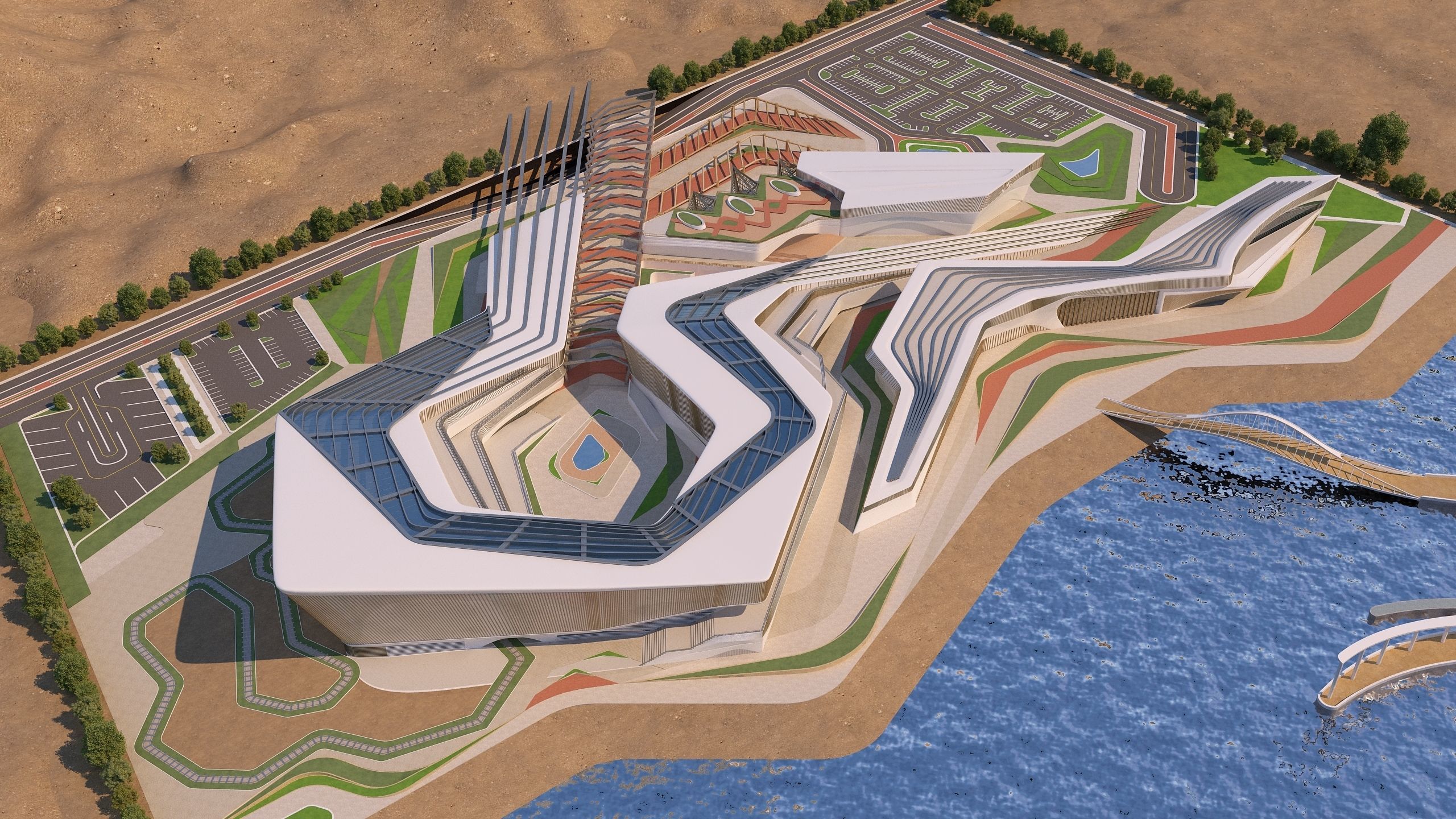 0176 - Geological Museum Architecture 3D Project - 2D Drawings 3D model ...