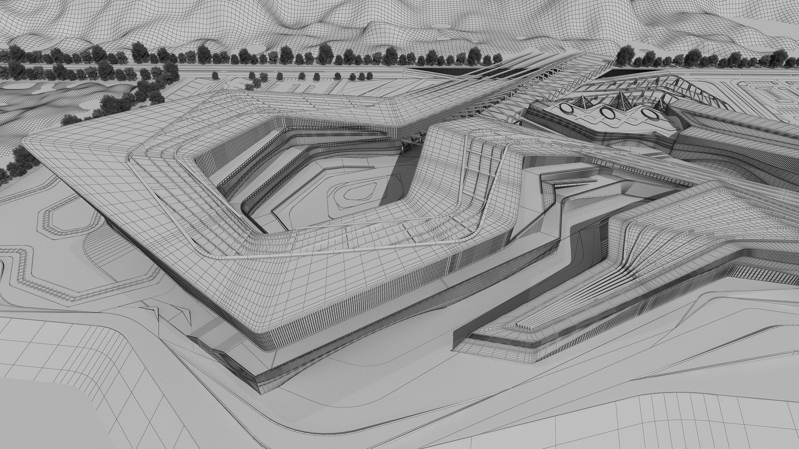 0176 - Geological Museum Architecture 3D Project - 2D Drawings 3D model ...