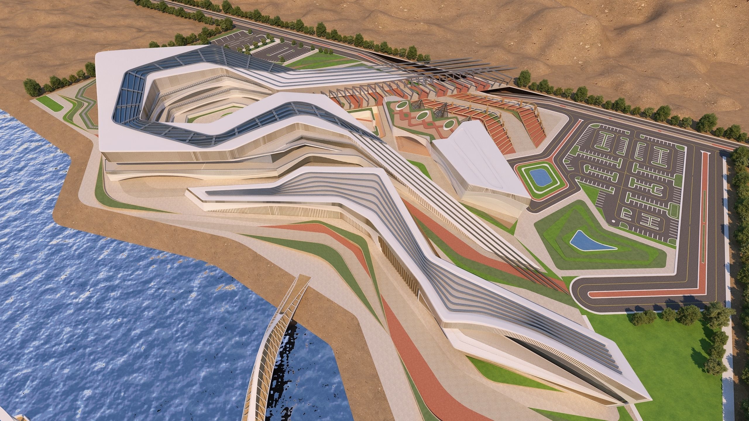 0176 - Geological Museum Architecture 3D Project - 2D Drawings 3D model ...