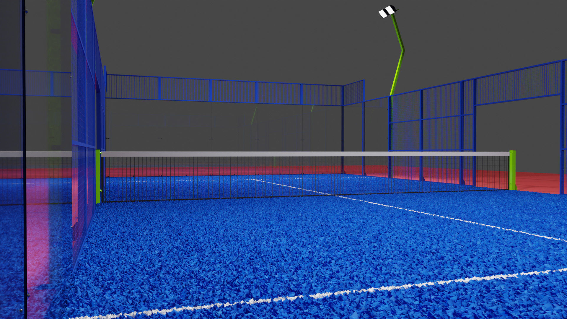 Detailed Padel Court 3D model | CGTrader