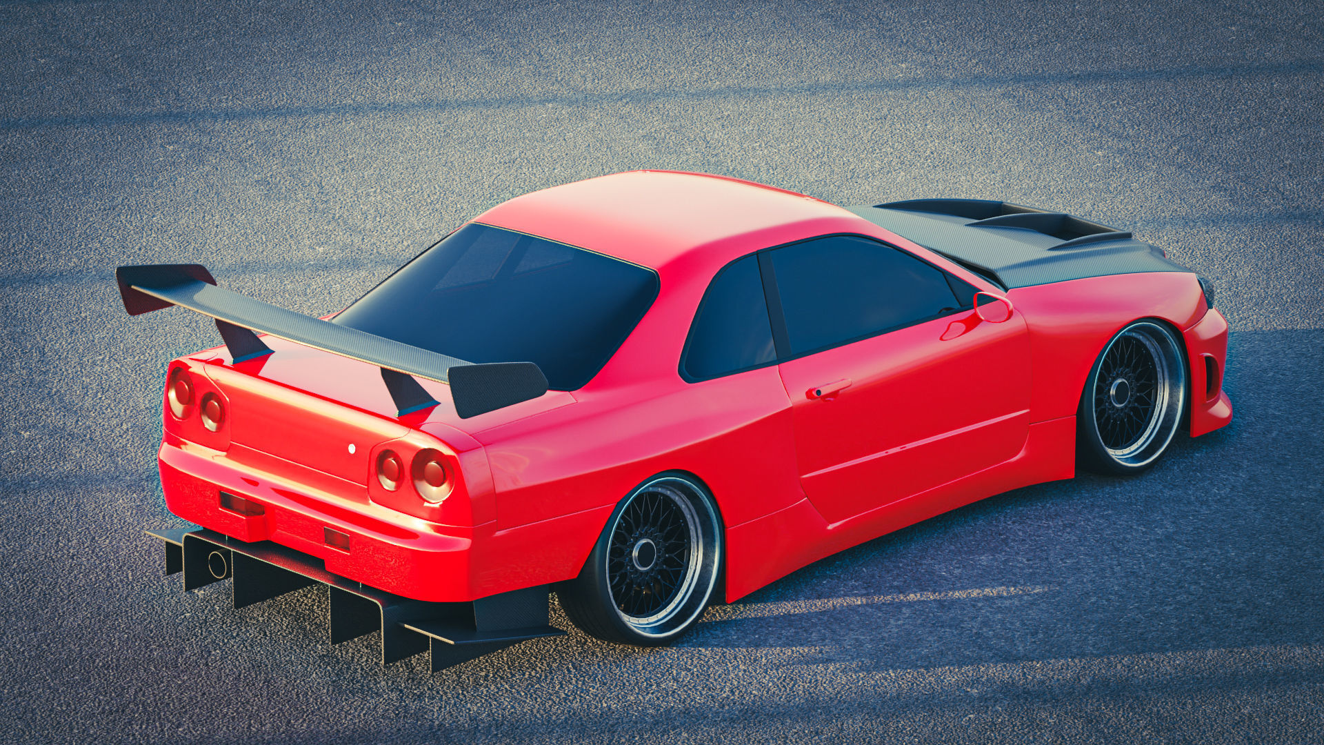 Nissan Skyline GT-R R34 3D model | CGTrader