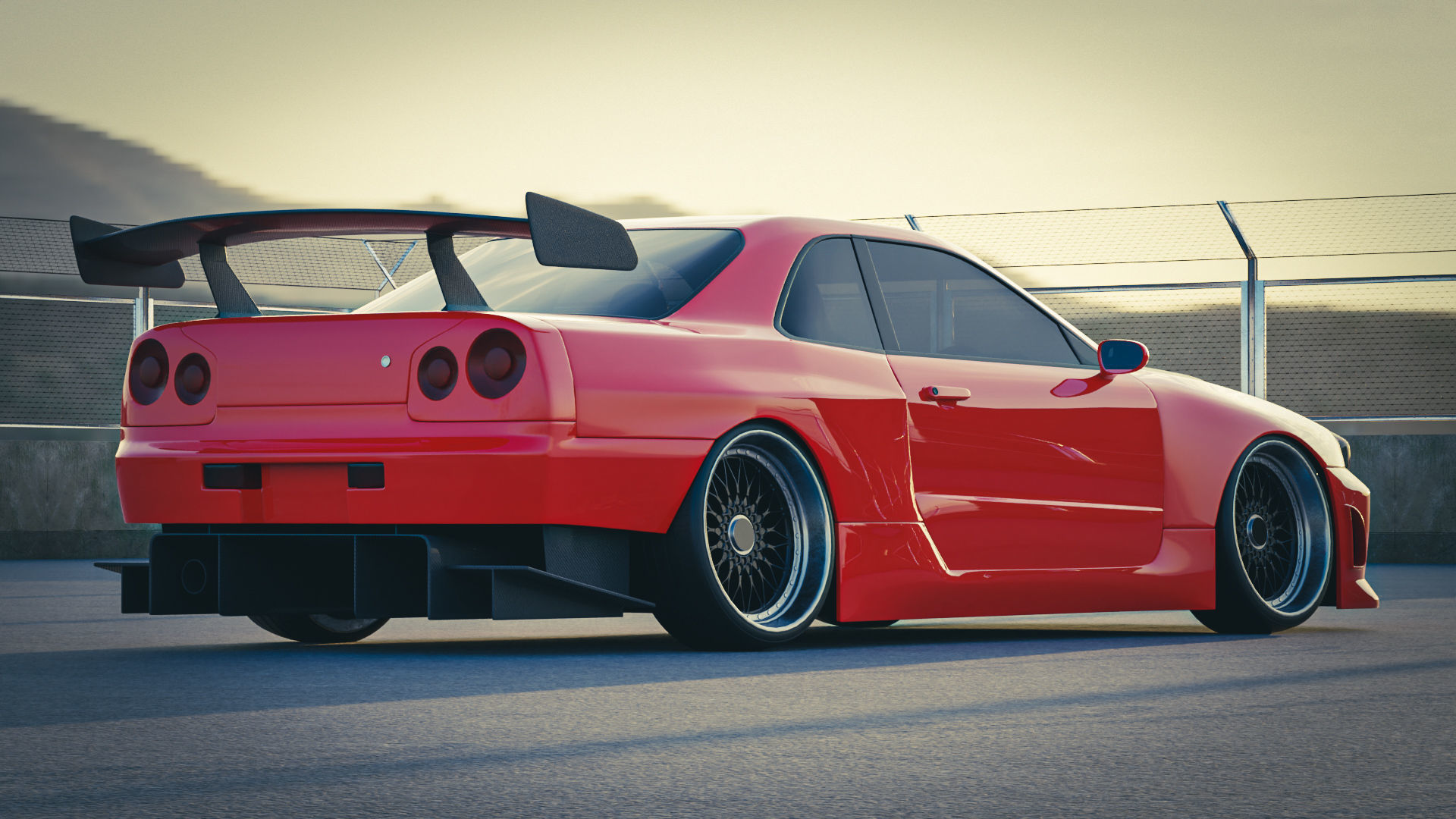 Nissan Skyline GT-R R34 3D model | CGTrader